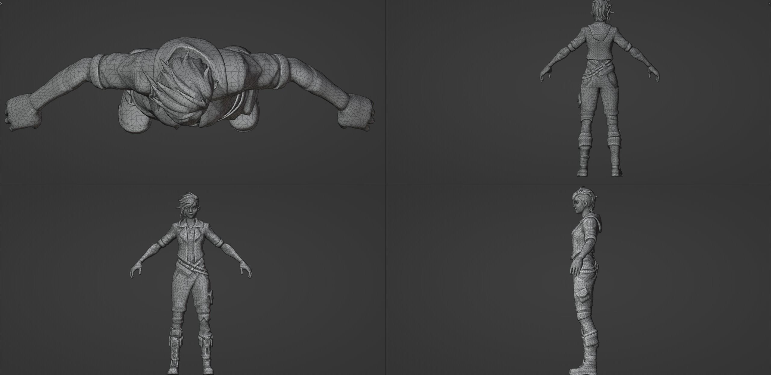 3D model Arcane VI Rig For Blender VR / AR / low-poly | CGTrader