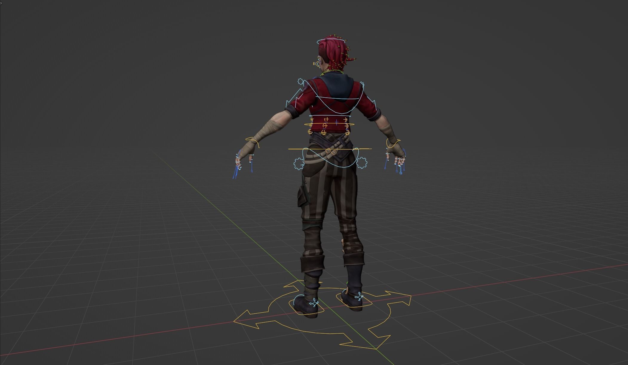 3D model Arcane VI Rig For Blender VR / AR / low-poly | CGTrader