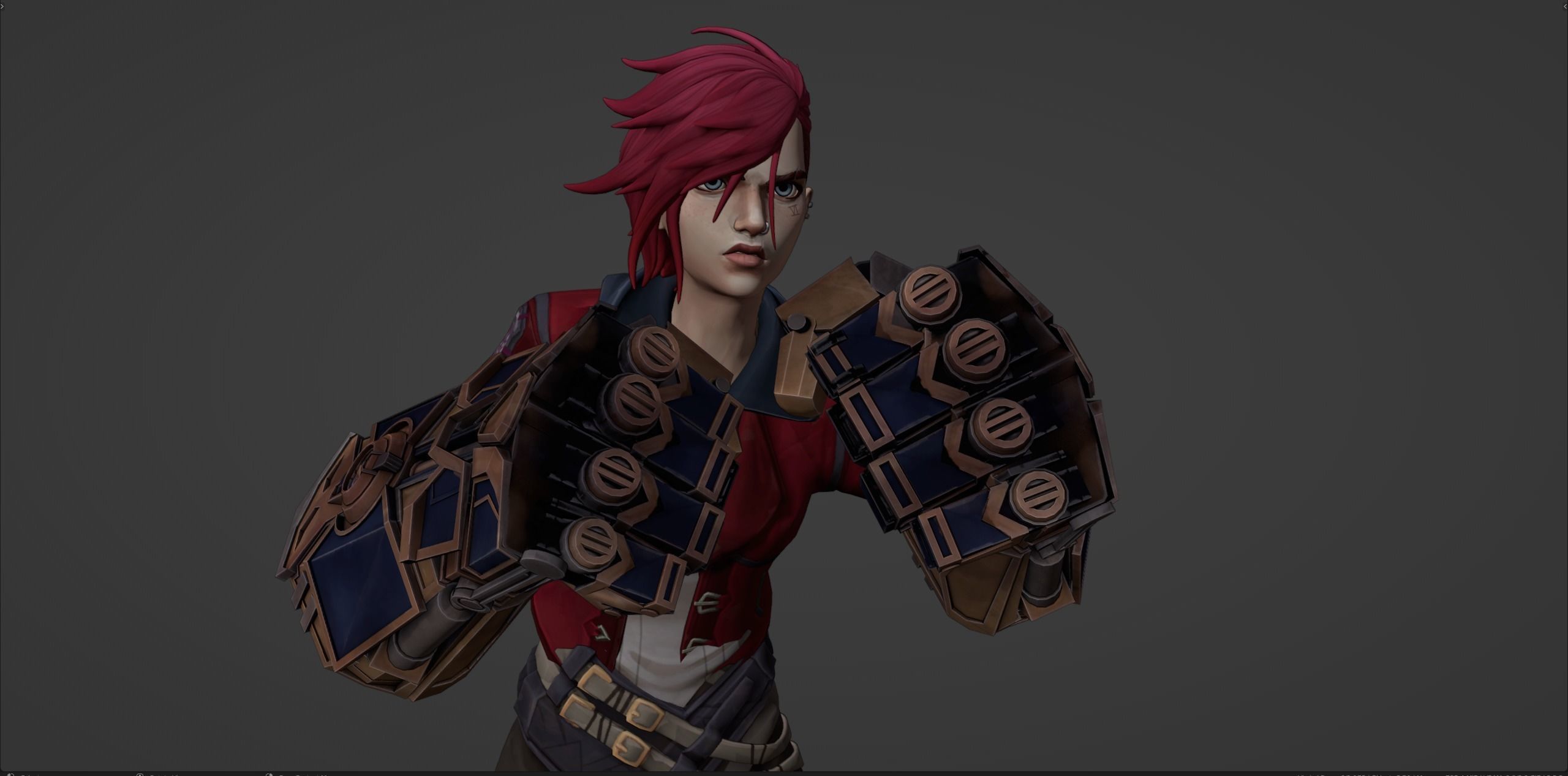 3D model Arcane VI Rig For Blender VR / AR / low-poly | CGTrader