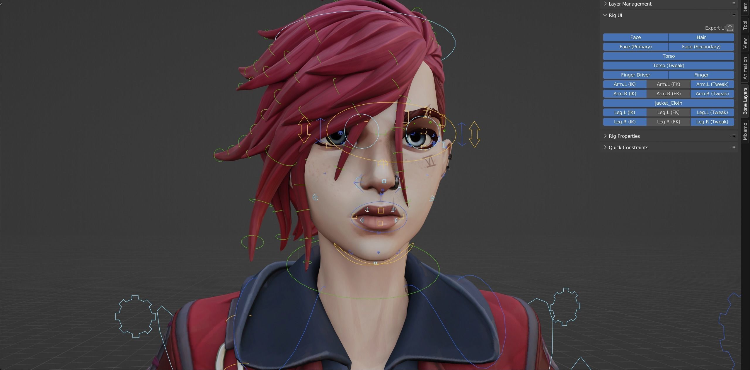 3D model Arcane VI Rig For Blender VR / AR / low-poly | CGTrader