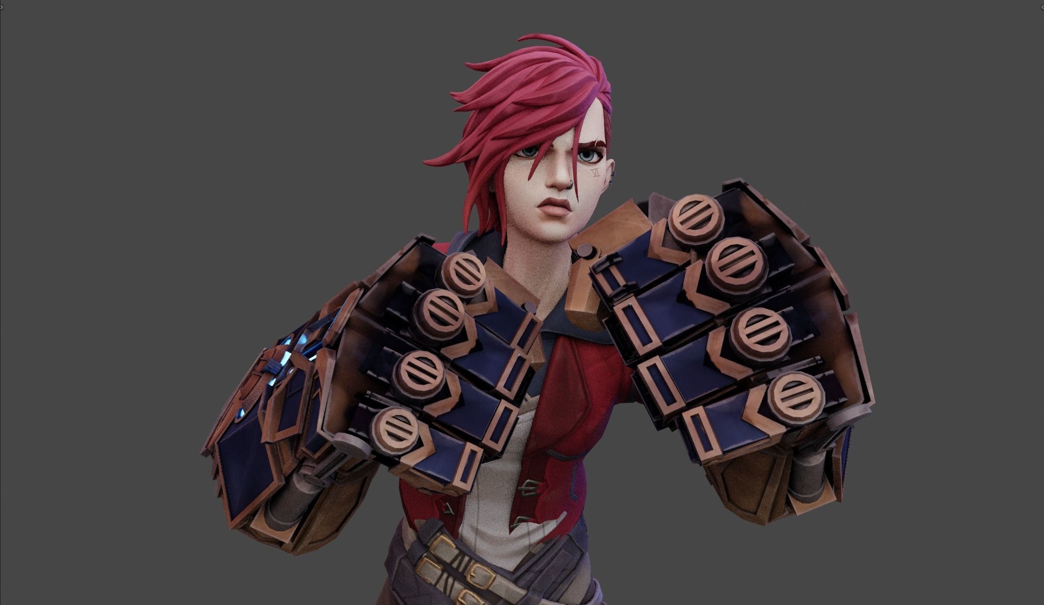 3D model Arcane VI Rig For Blender VR / AR / low-poly | CGTrader