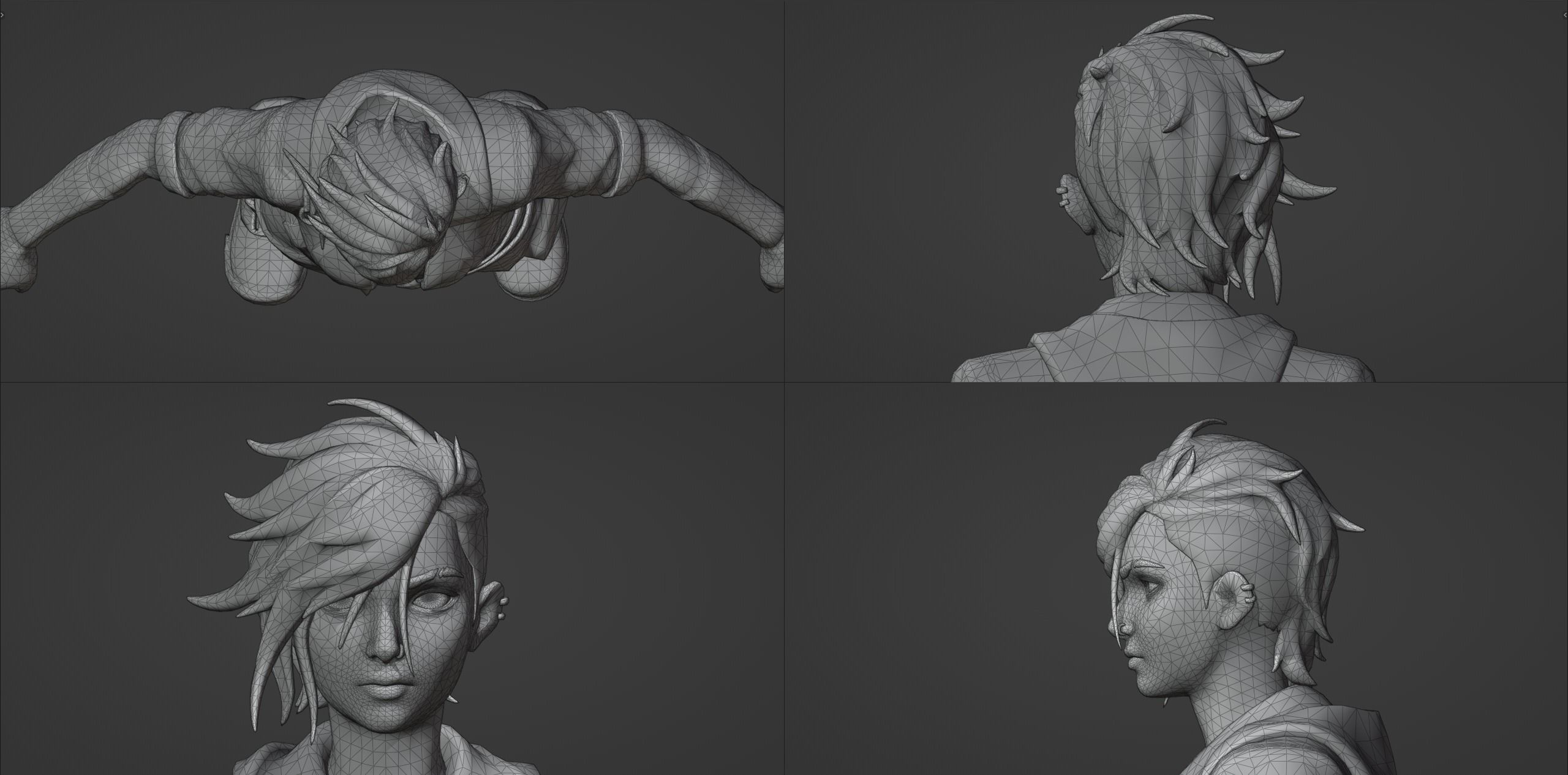 3D model Arcane VI Rig For Blender VR / AR / low-poly | CGTrader