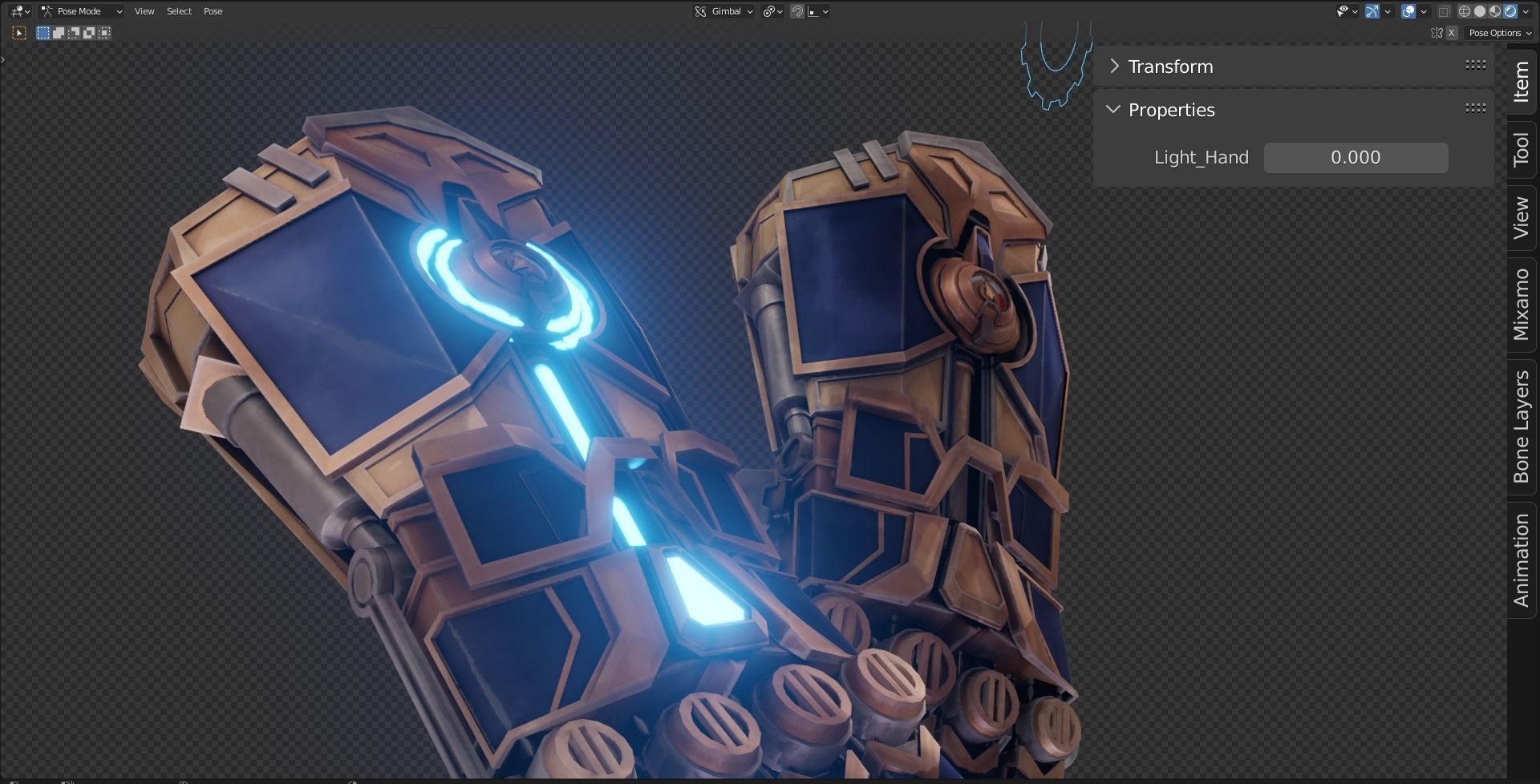 3D model Arcane VI Rig For Blender VR / AR / low-poly | CGTrader
