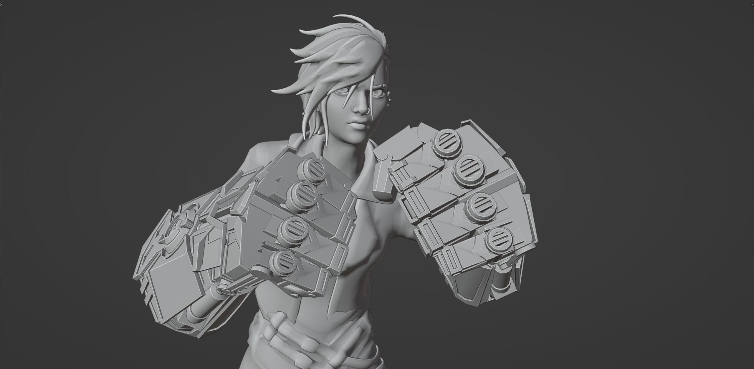 3D model Arcane VI Rig For Blender VR / AR / low-poly | CGTrader