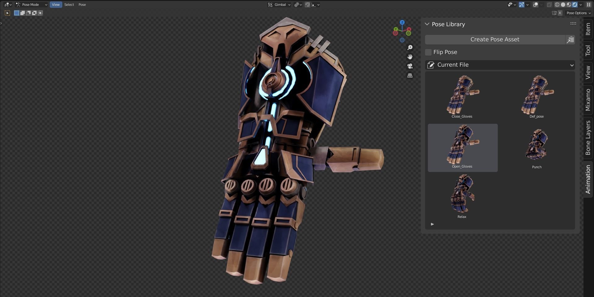 3D model Arcane VI Rig For Blender VR / AR / low-poly | CGTrader