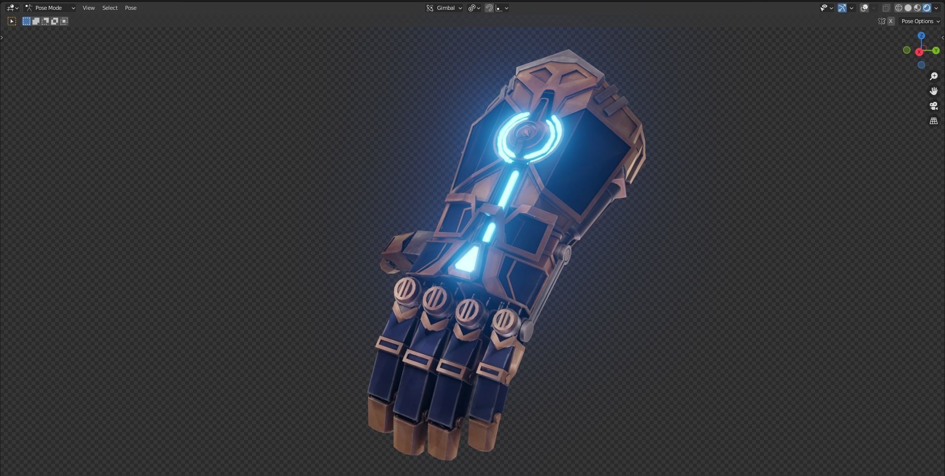 3D model Arcane VI Rig For Blender VR / AR / low-poly | CGTrader
