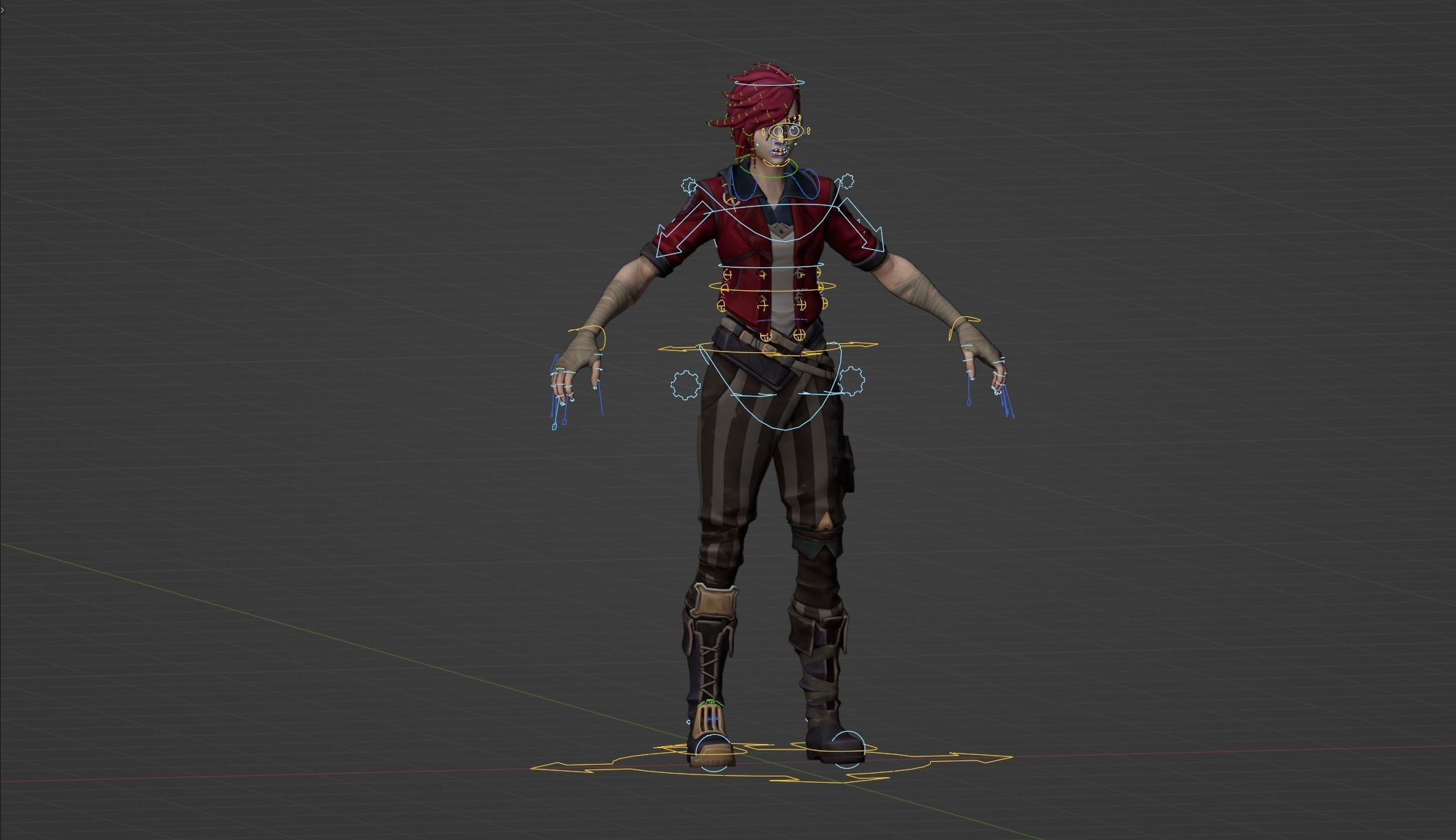 3D model Arcane VI Rig For Blender VR / AR / low-poly | CGTrader