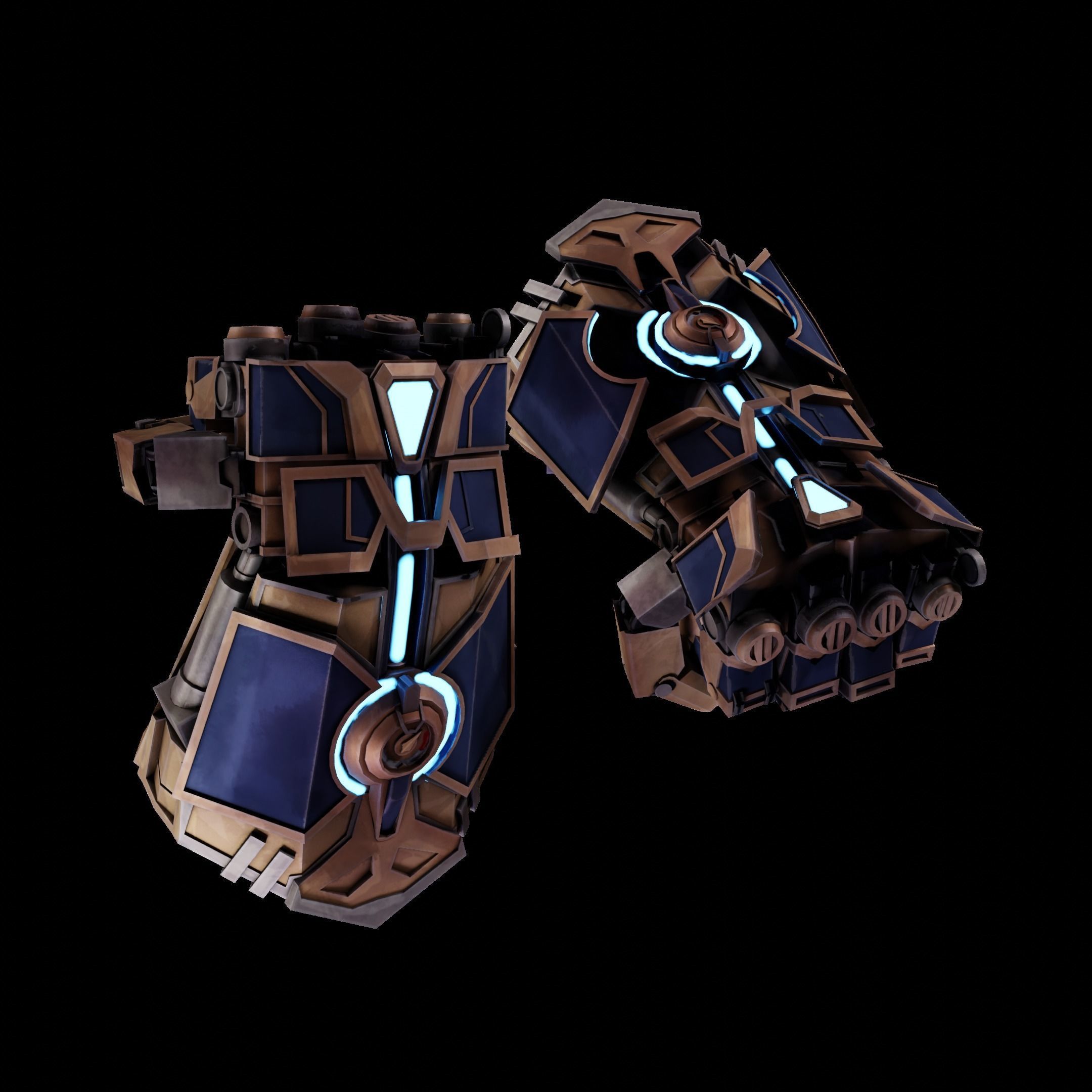 3D model Arcane VI Rig For Blender VR / AR / low-poly | CGTrader