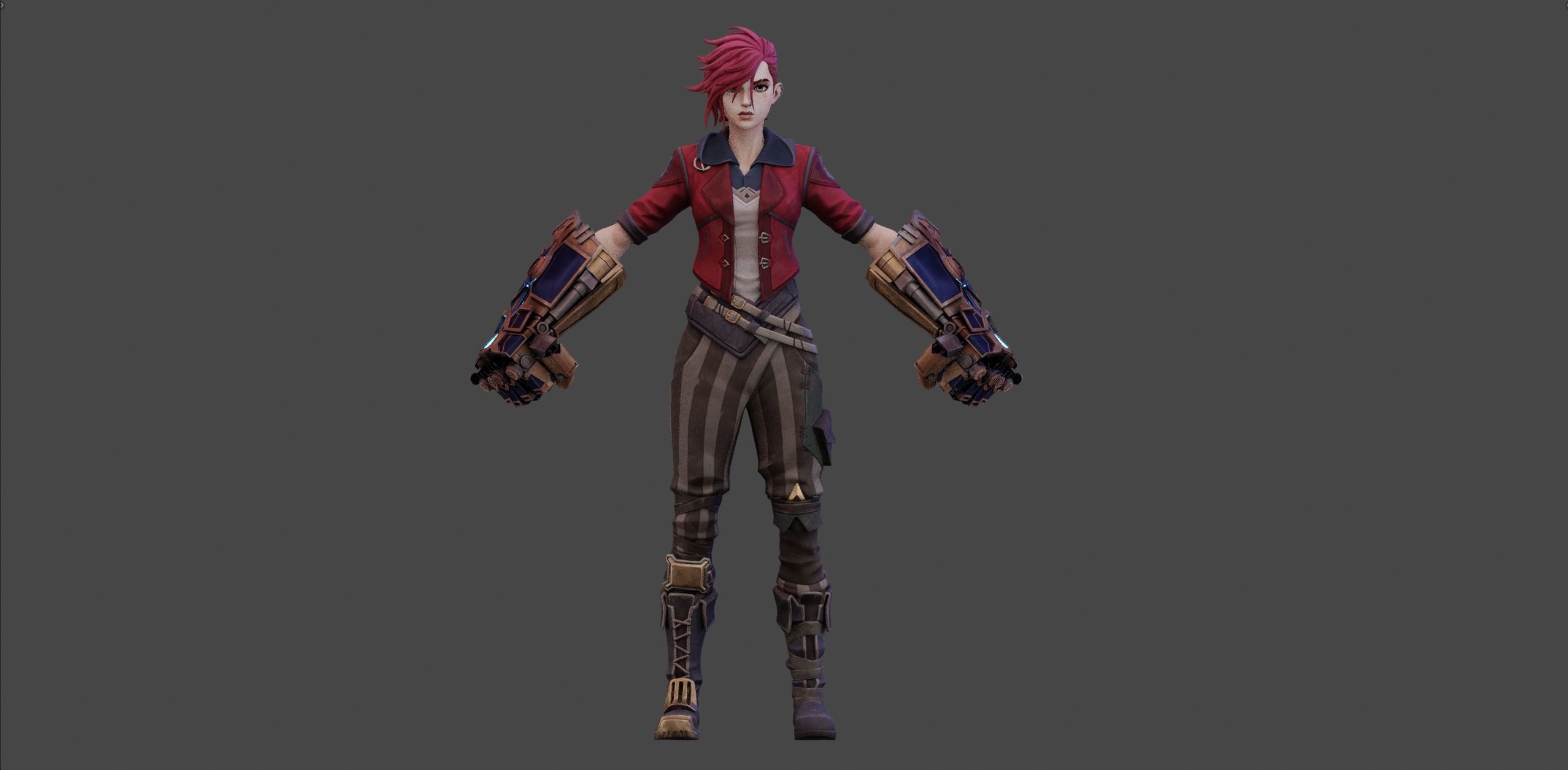 3D model Arcane VI Rig For Blender VR / AR / low-poly | CGTrader