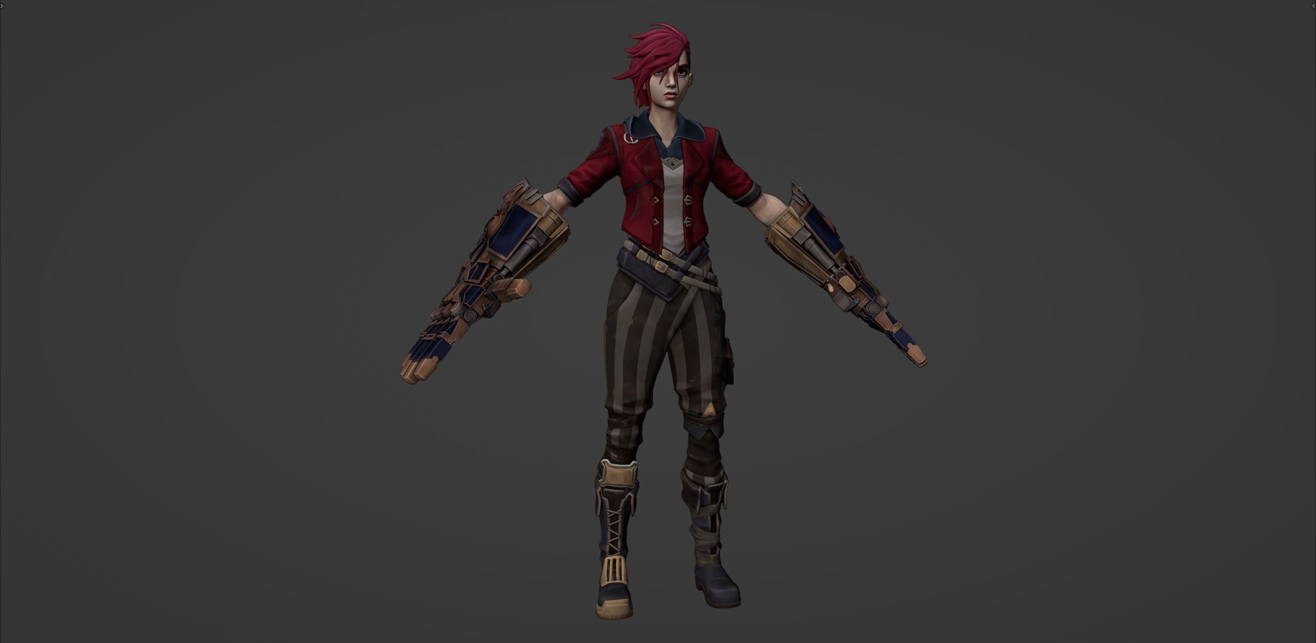 3D model Arcane VI Rig For Blender VR / AR / low-poly | CGTrader