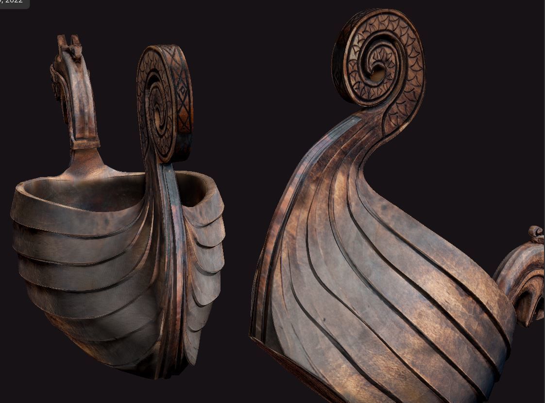 Viking Grail 3D model | CGTrader