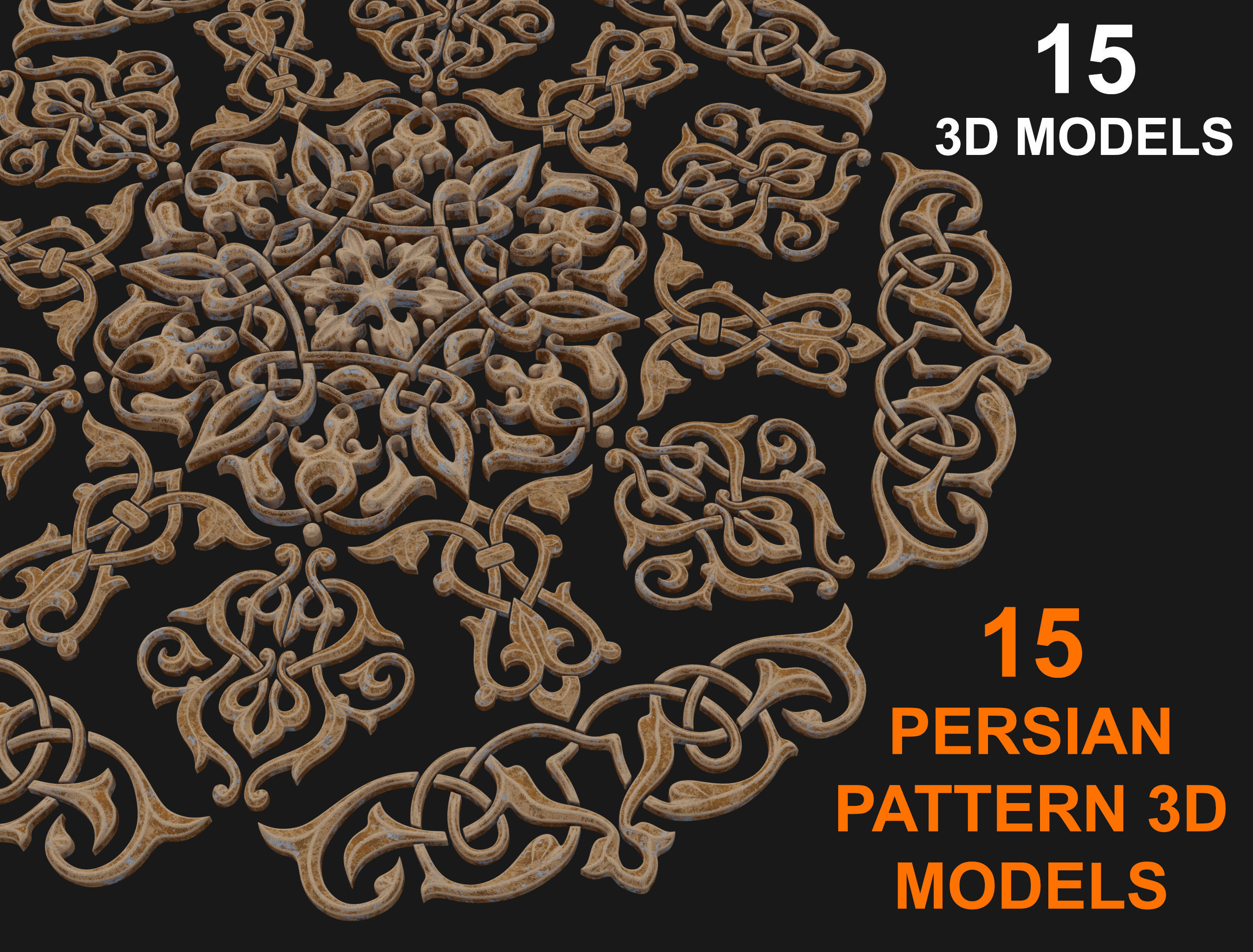 15 Persian pattern 3D models 3D model | CGTrader