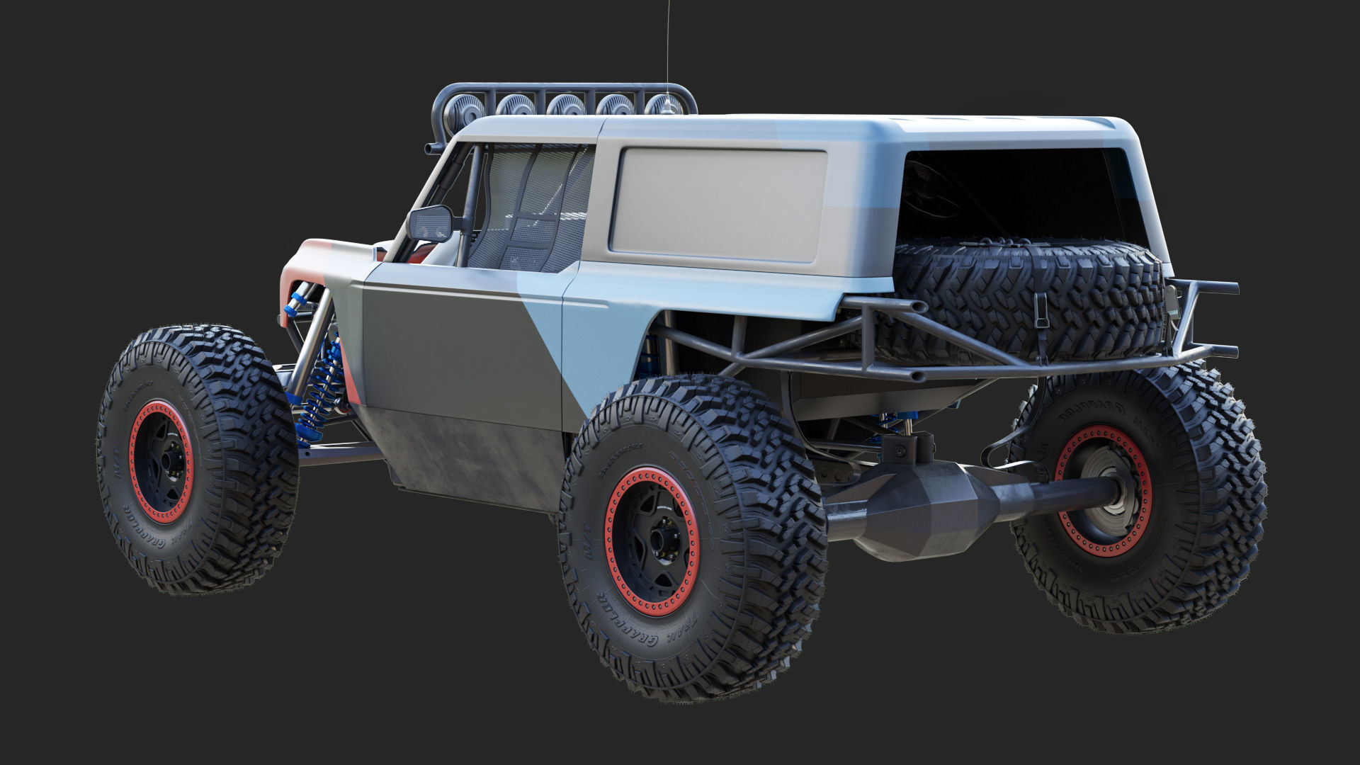 Ford Bronco Ultra 4 3D model | CGTrader