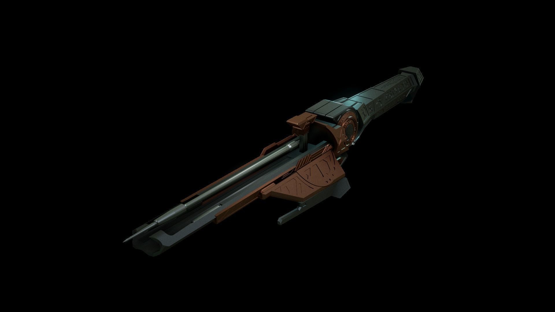 Bolt Gun from Prey 3D model 3D printable | CGTrader