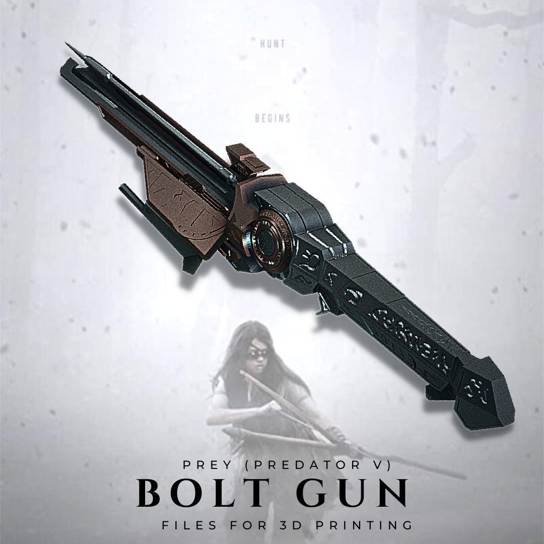 Bolt Gun from Prey 3D model 3D printable | CGTrader