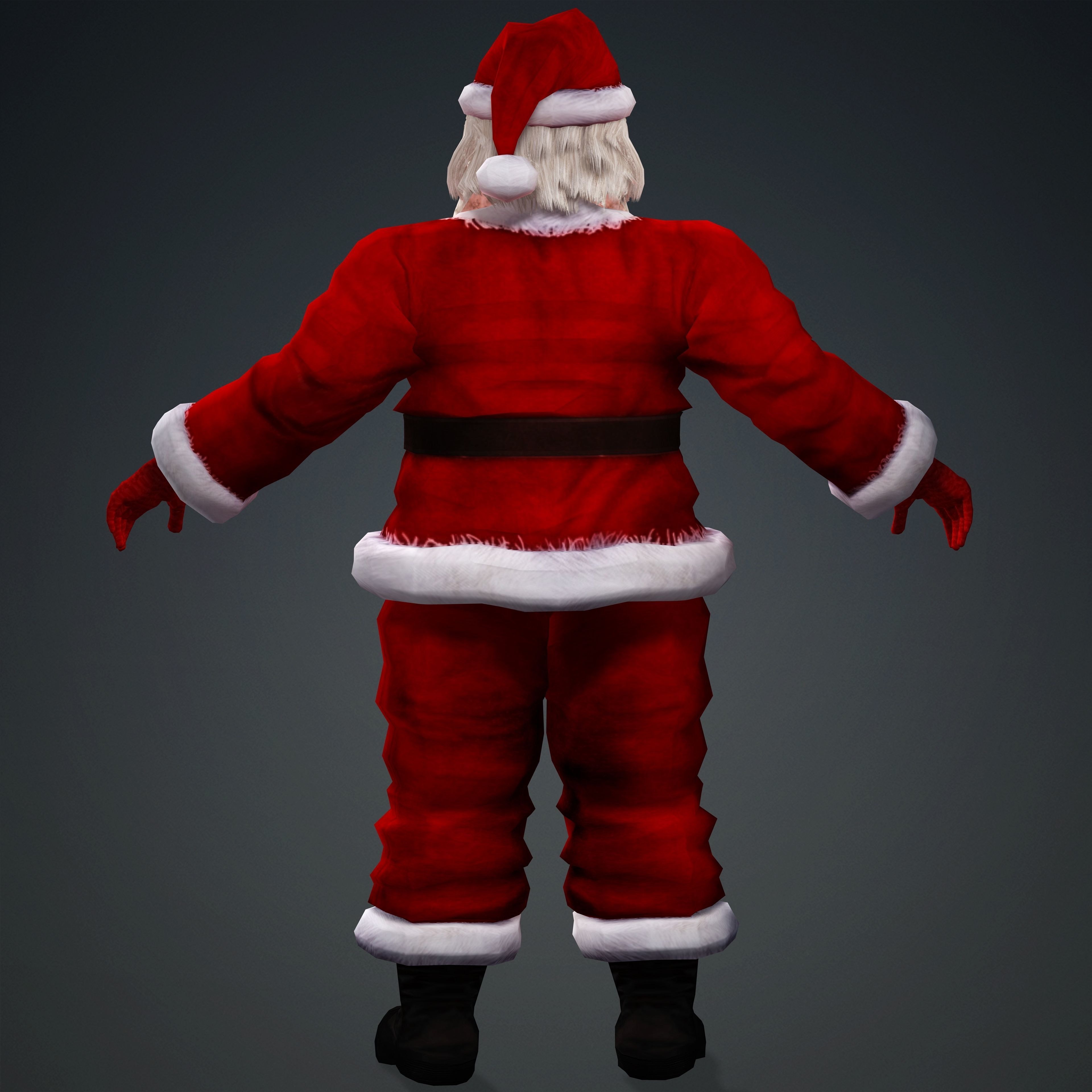 3D model Santa Male VR / AR / low-poly | CGTrader