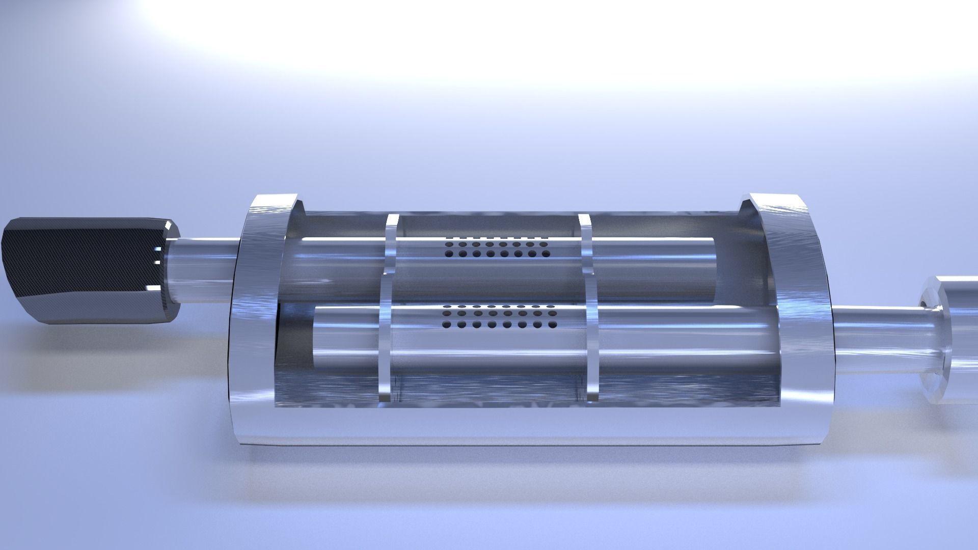 Muffler Cross-Section 3D model 3D model | CGTrader