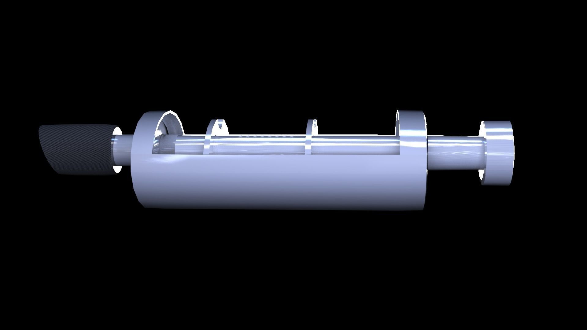 Muffler Cross-Section 3D model 3D model | CGTrader