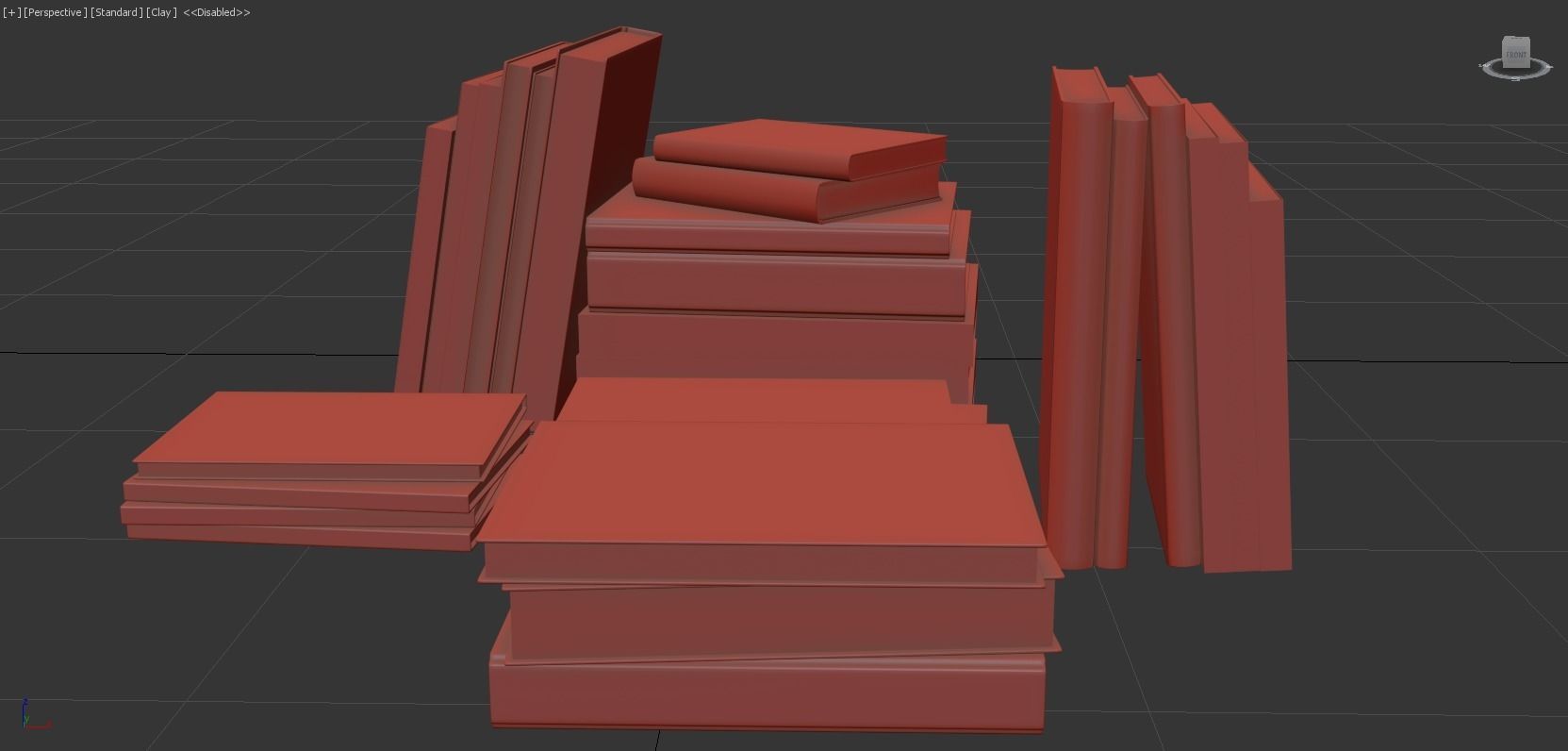 Book Stack Set 07 3D model | CGTrader