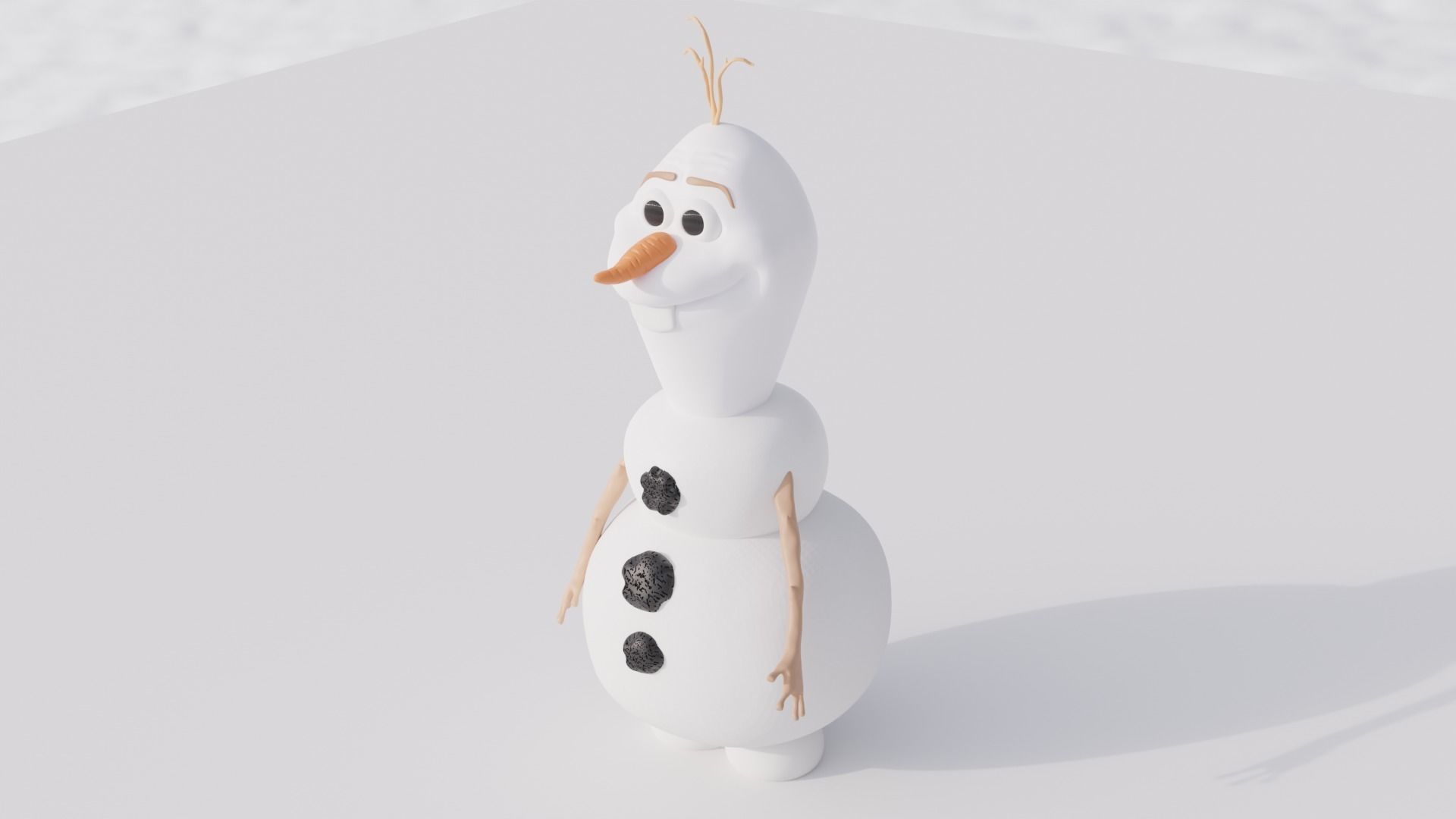 3D model Olaff olaf from frozen VR / AR / low-poly | CGTrader