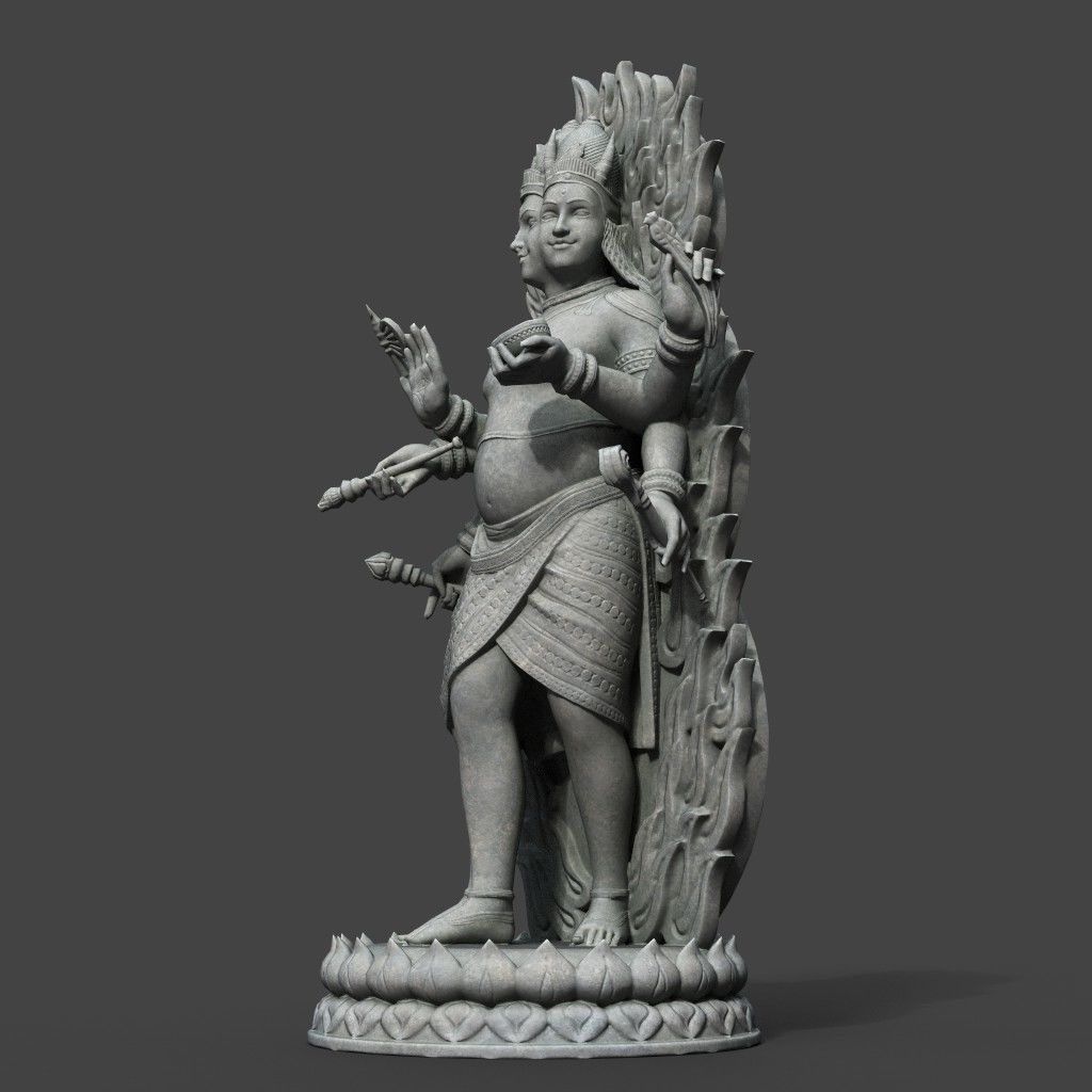 3D model Hindu God Statue 16K HD Texture - 220826 VR / AR / low-poly ...