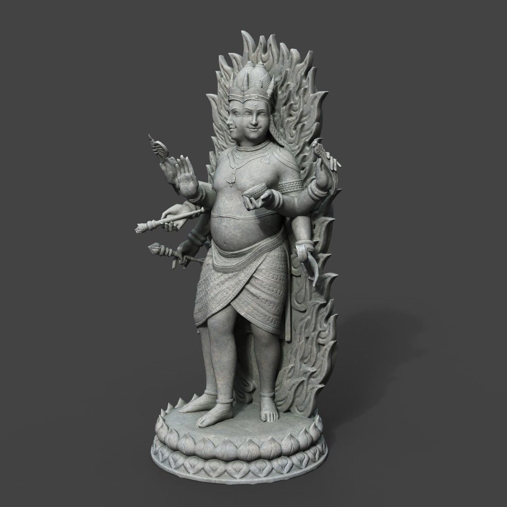 3D model Hindu God Statue 16K HD Texture - 220826 VR / AR / low-poly ...