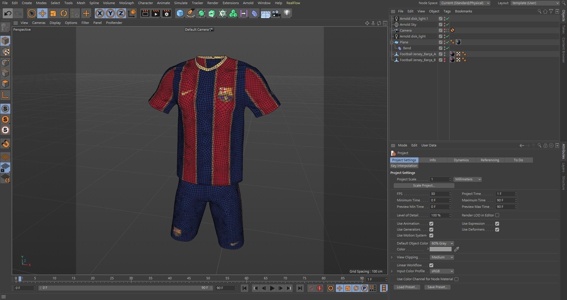 Football Jersey 3D model | CGTrader