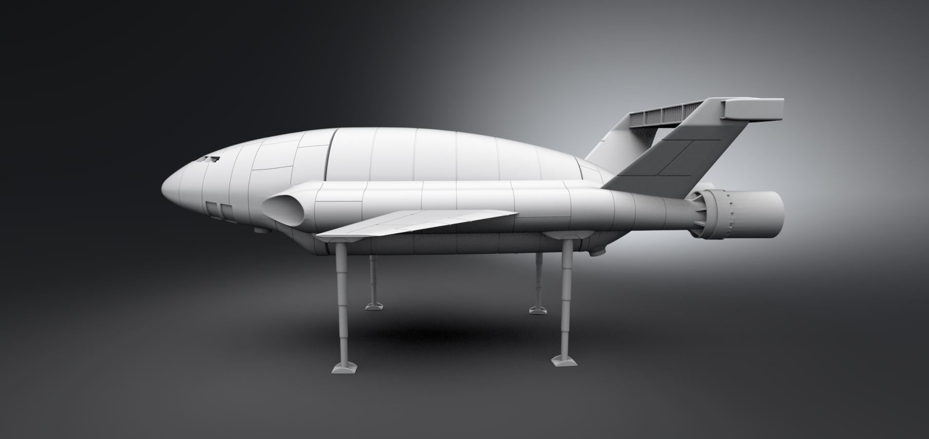 Thunderbird 2 scale model 3D model 3D printable | CGTrader