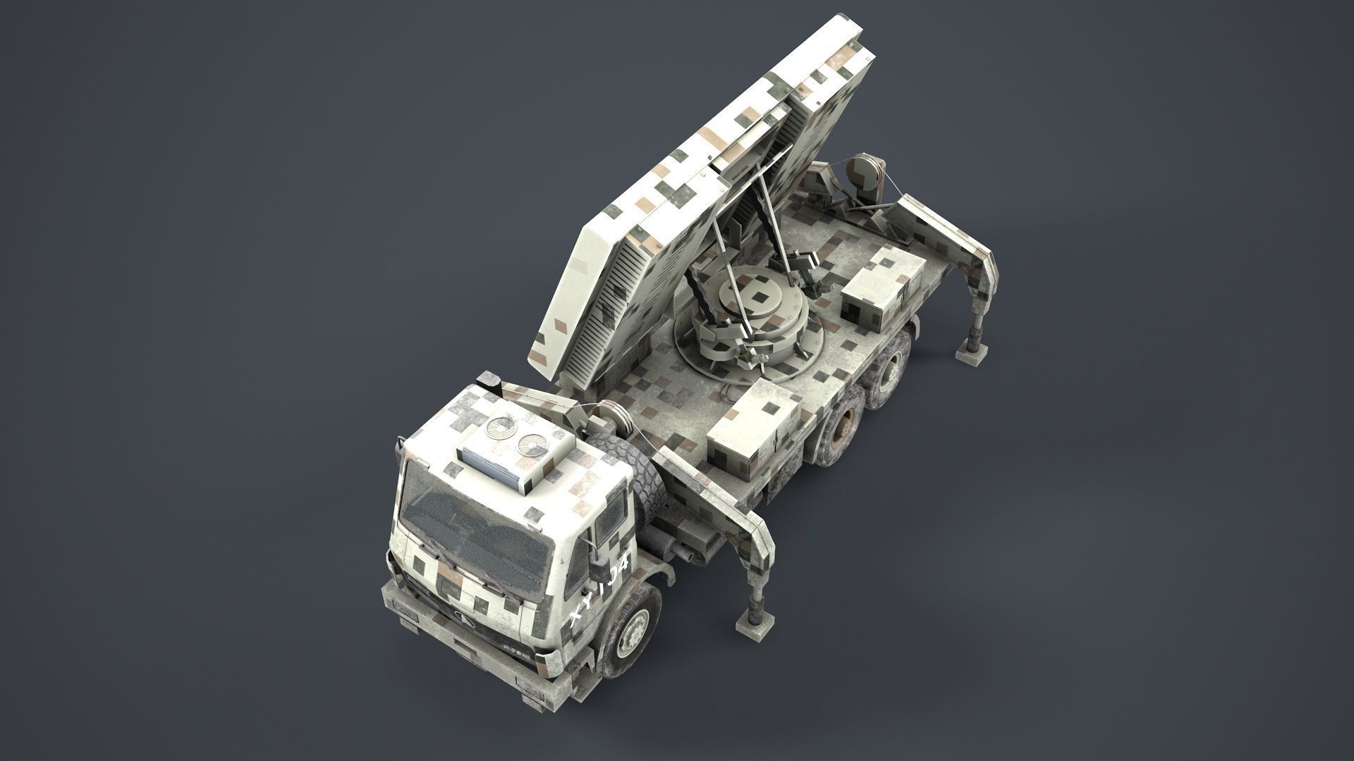 3D model LLQ305A Radar TYPE305A VR / AR / low-poly | CGTrader