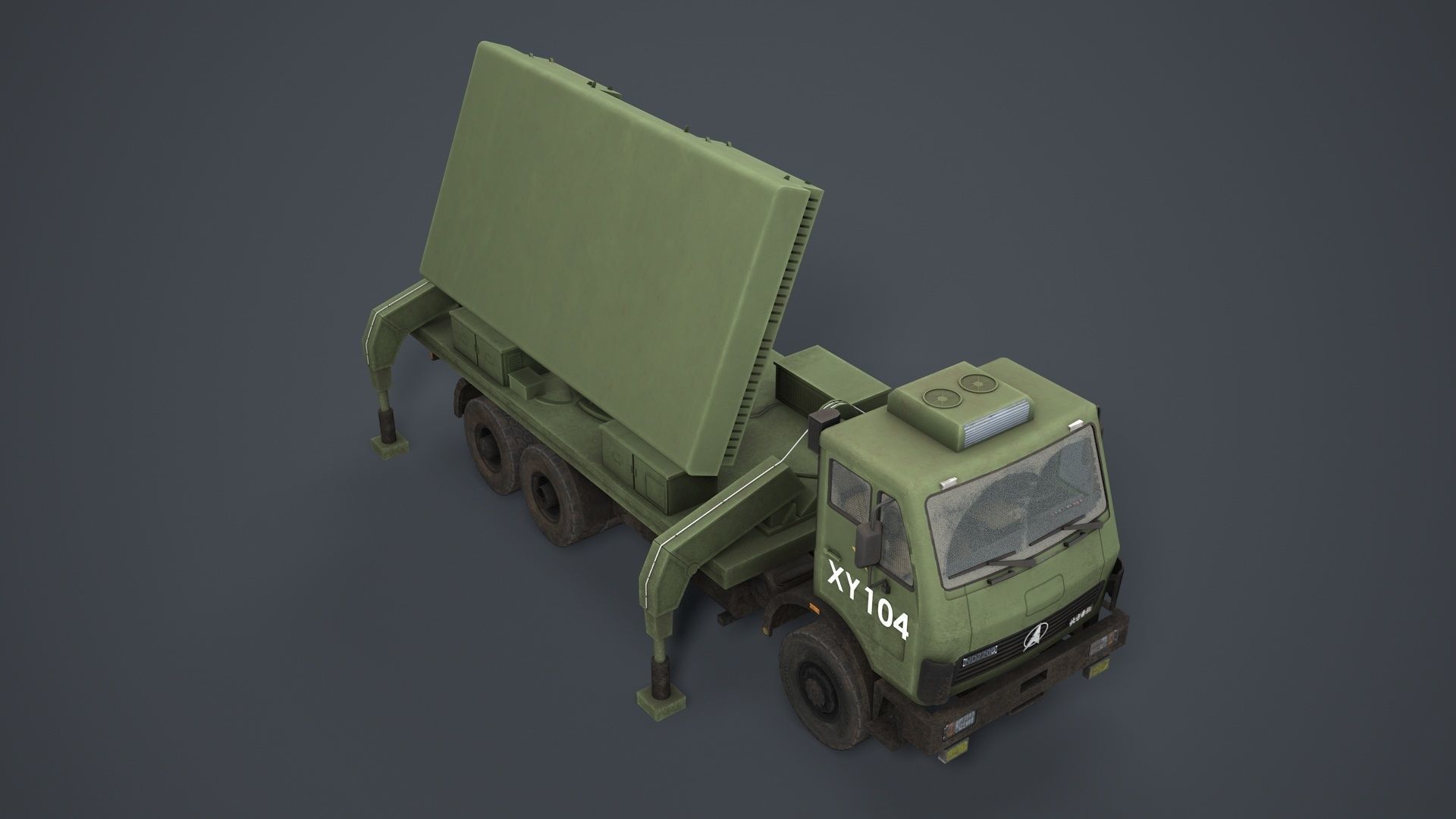 3D model LLQ305A Radar TYPE305A VR / AR / low-poly | CGTrader