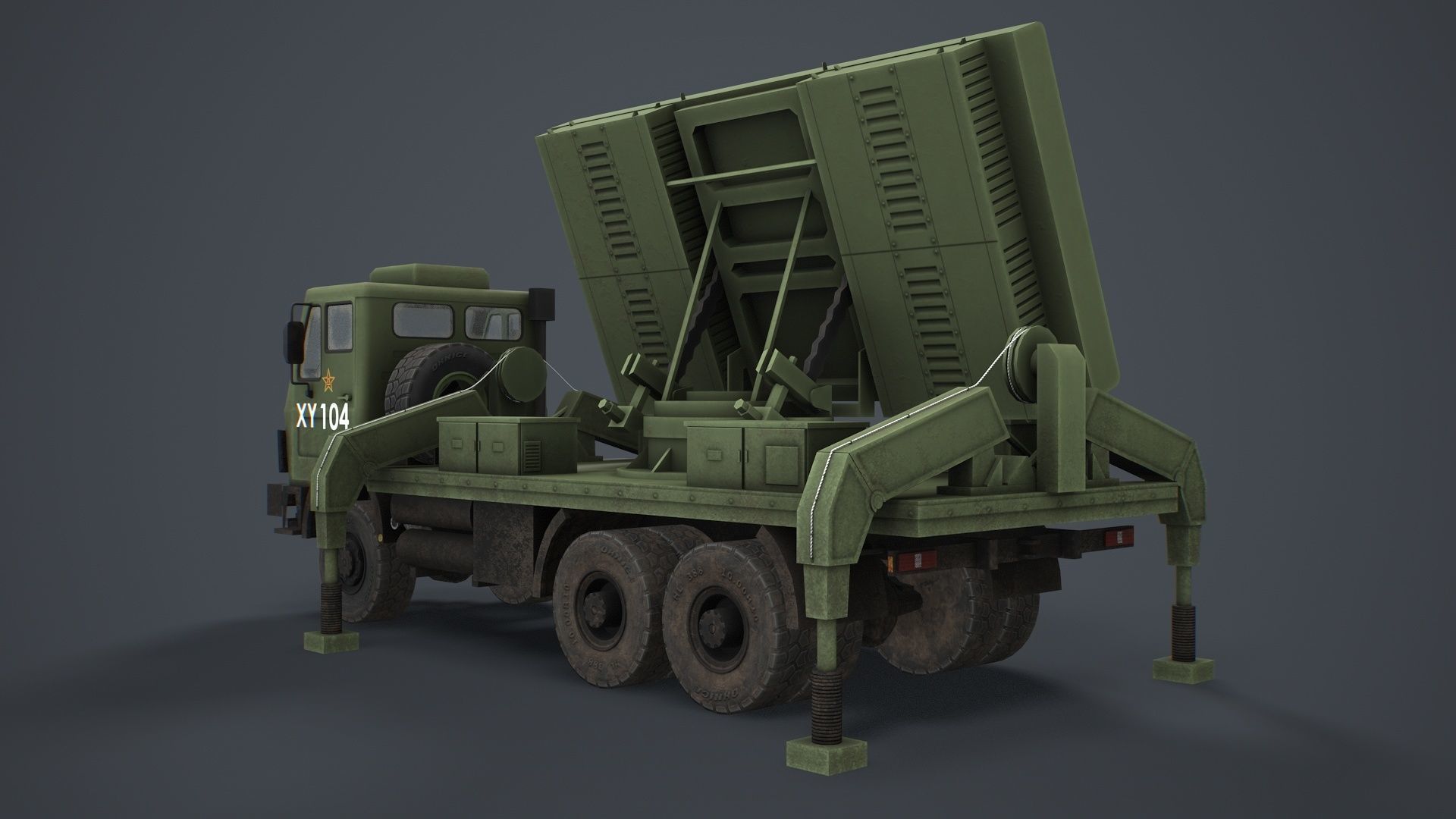3D model LLQ305A Radar TYPE305A VR / AR / low-poly | CGTrader