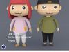3D model Low poly Cartoon character Youth VR / AR / low-poly | CGTrader