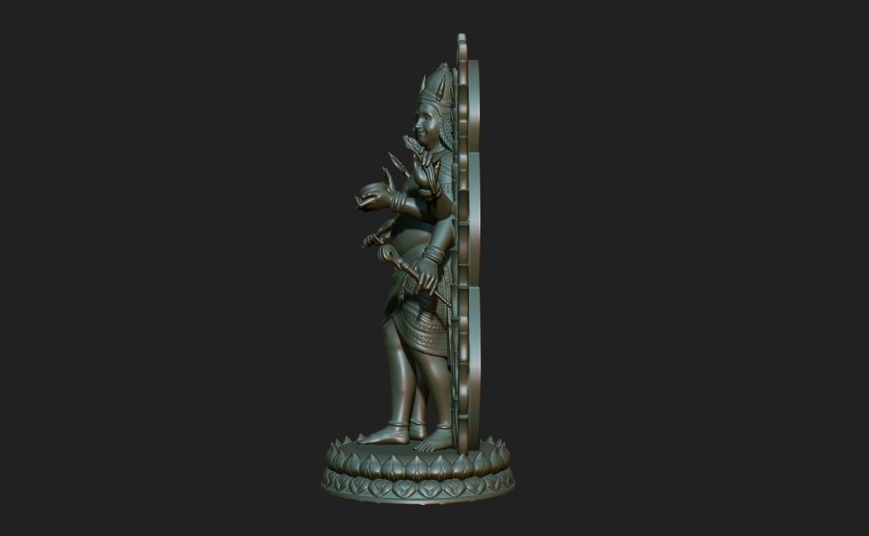 Hindu God Statue 220830 3D model 3D printable | CGTrader