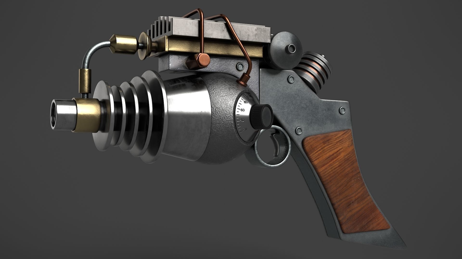 Fantasy Gun 24 3D model | CGTrader