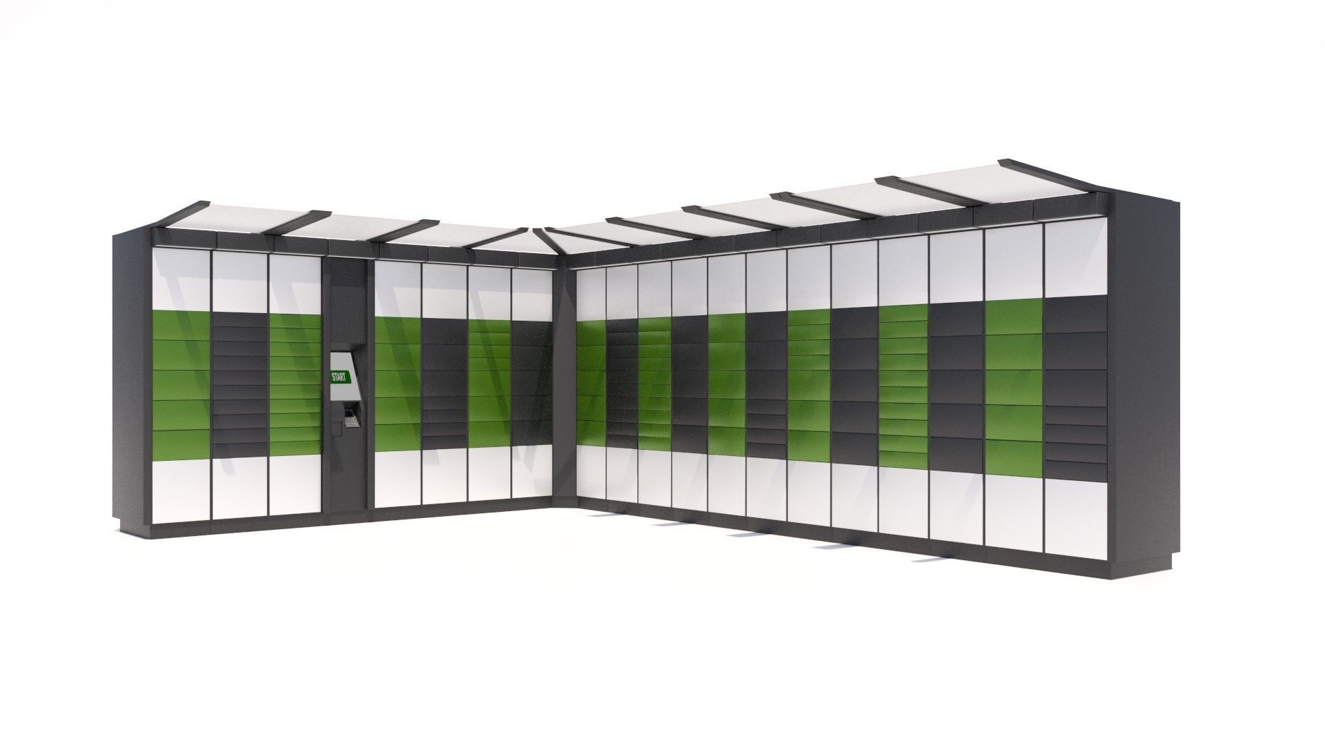 Vending Machines and Parcel Lockers Pack 3D model | CGTrader