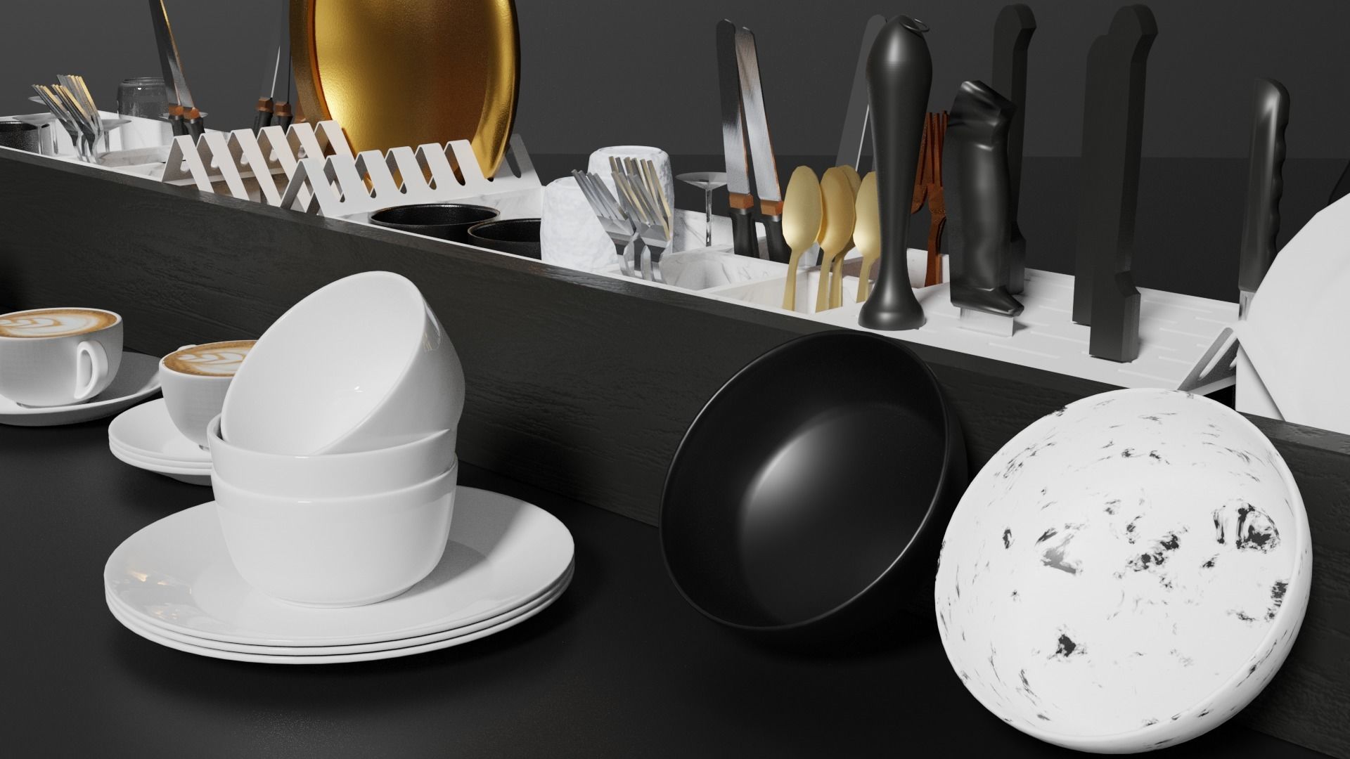 Tableware and Dinnerware 3D model | CGTrader