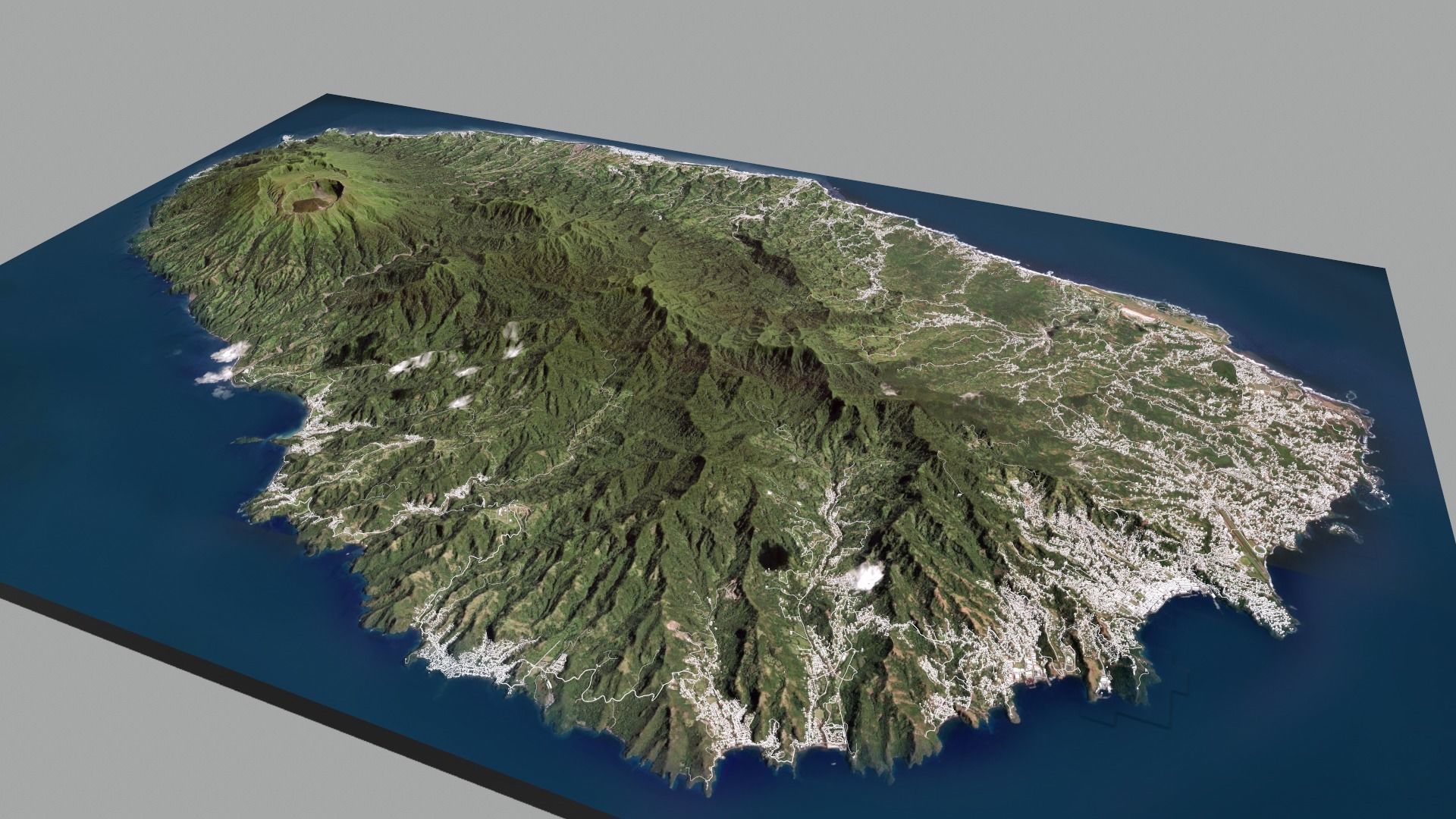 Saint Vincent and the Grenadines Caribbean Sea 3D model | CGTrader