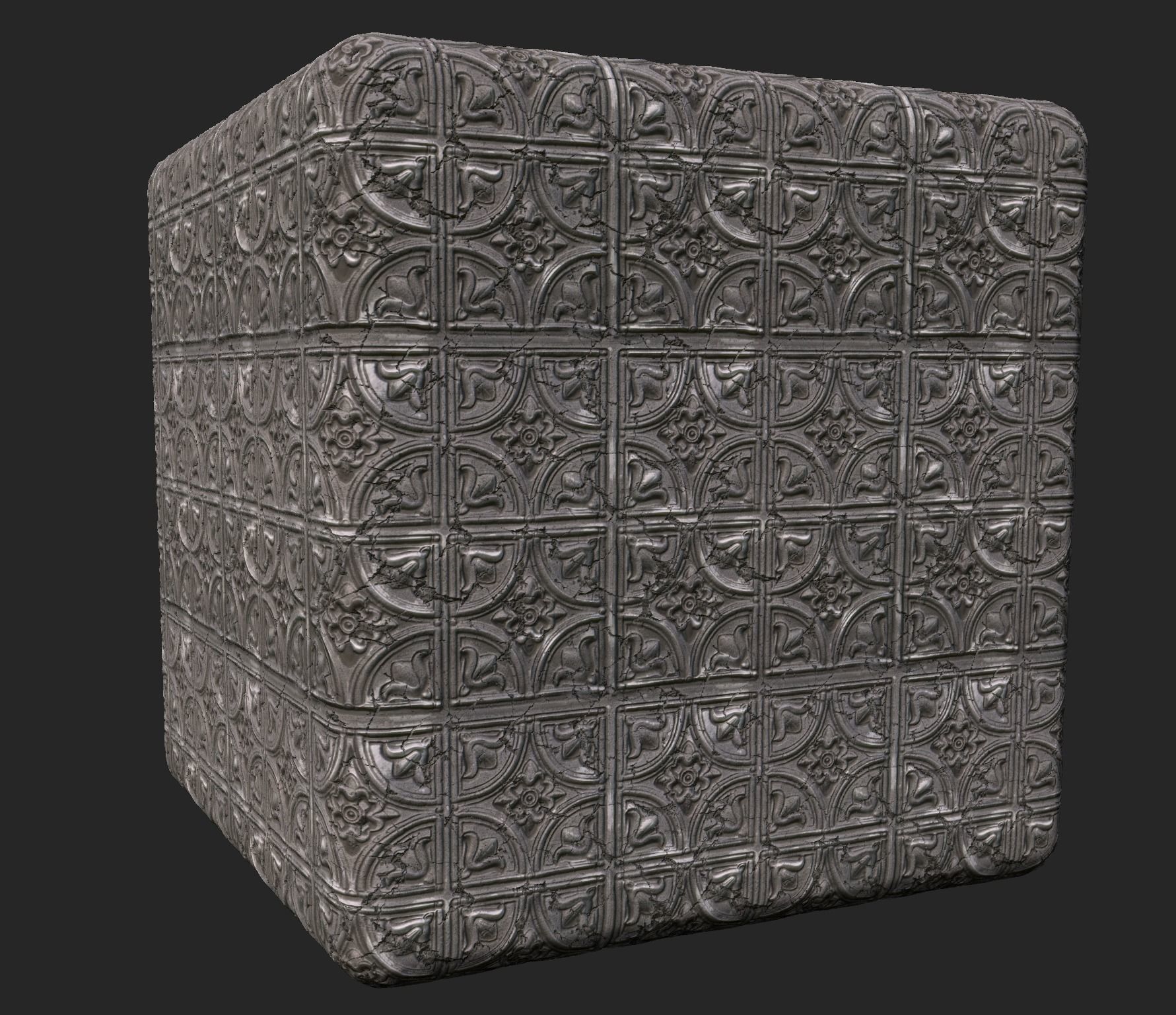 Concrete tile texture 3D model | CGTrader