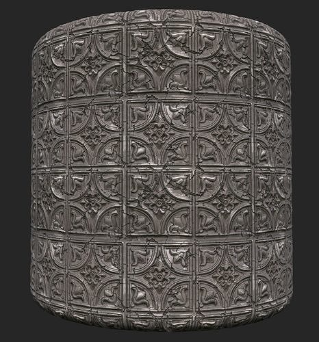Concrete tile texture 3D model | CGTrader