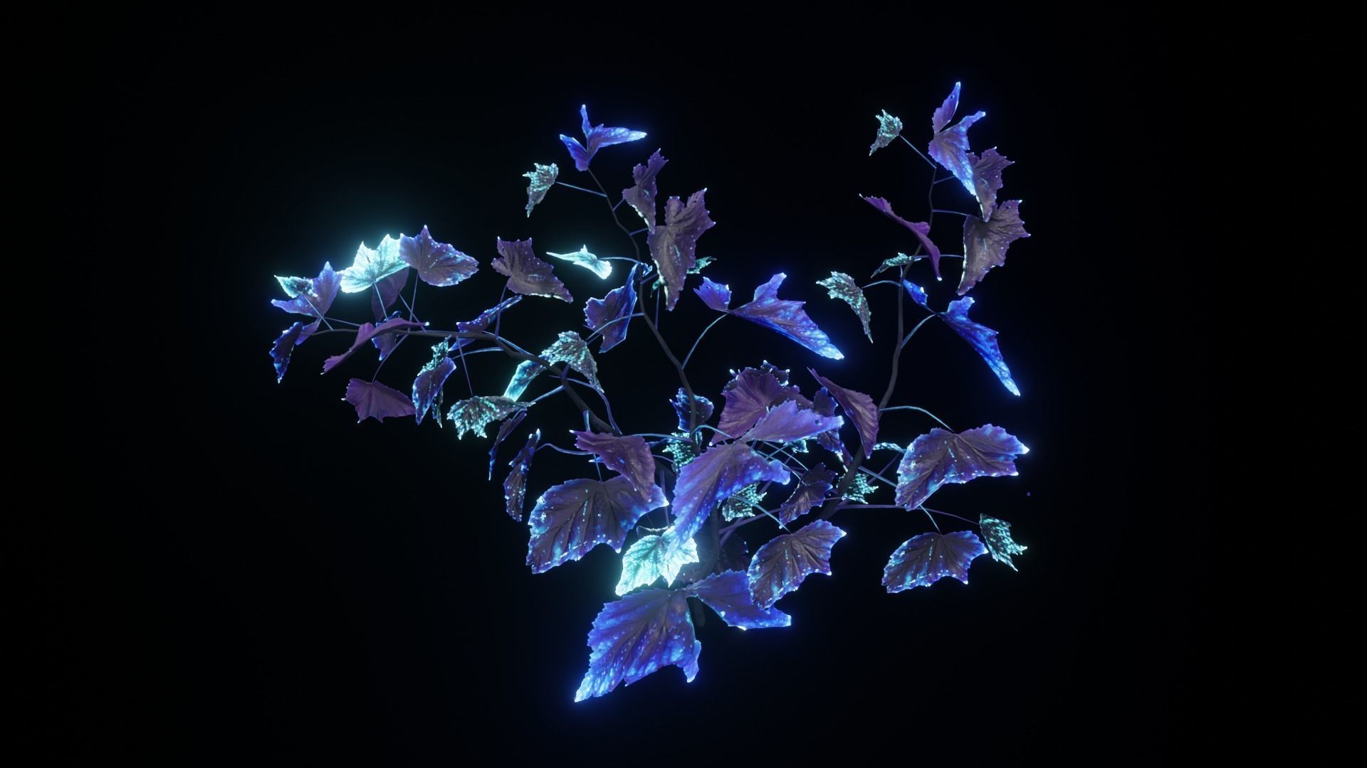 3D model Alien Bush Plant VR / AR / low-poly | CGTrader