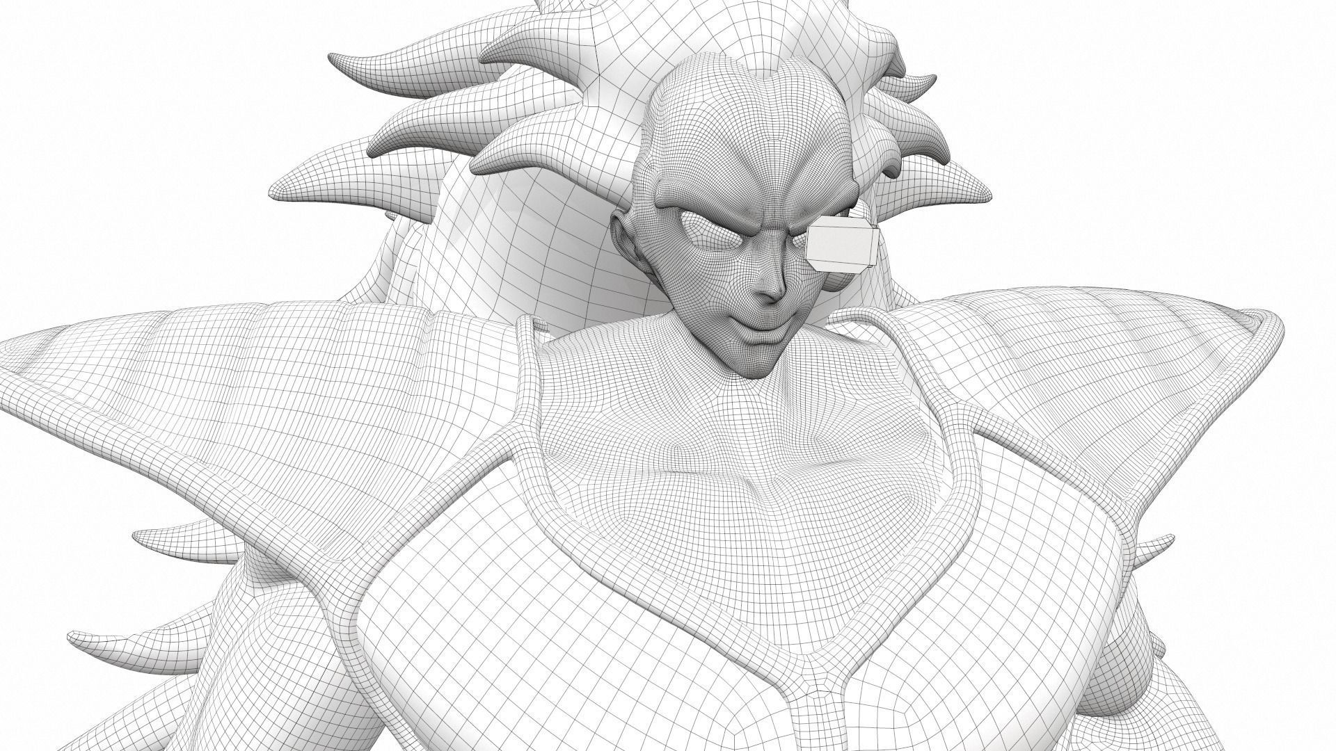 Raditz from Dragon Ball 3D model | CGTrader