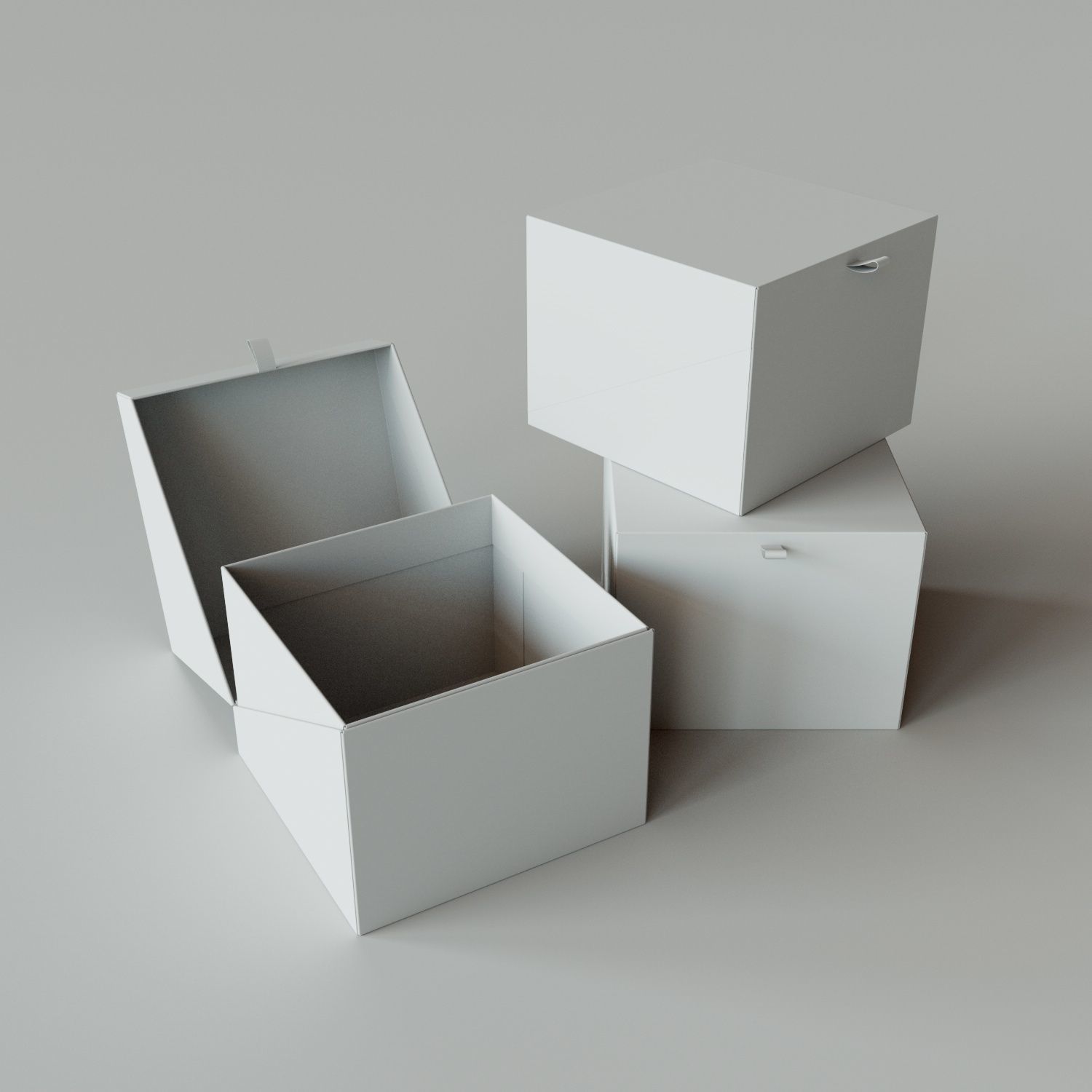 ANGLED CUFF RING BOX - Package 3D model 3D model | CGTrader