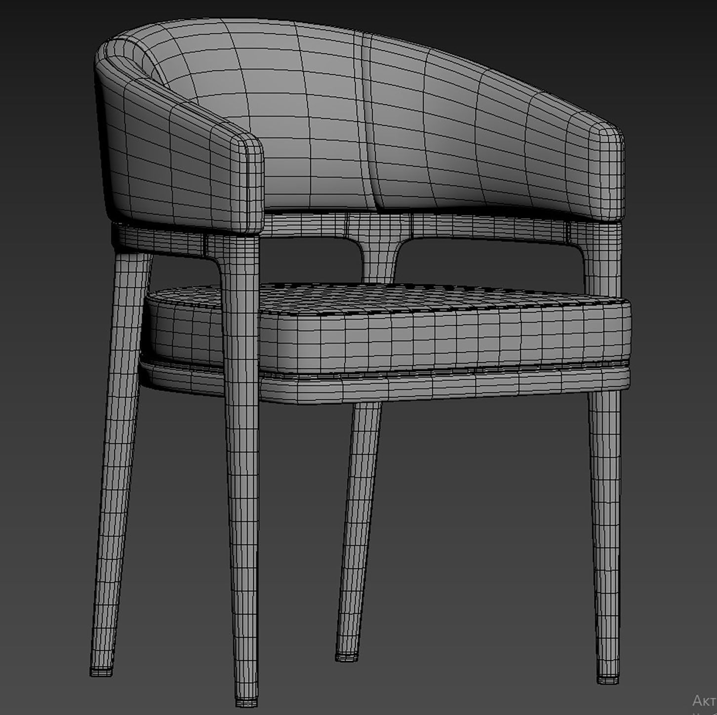 Mark dining chair by ASTER 3D model | CGTrader