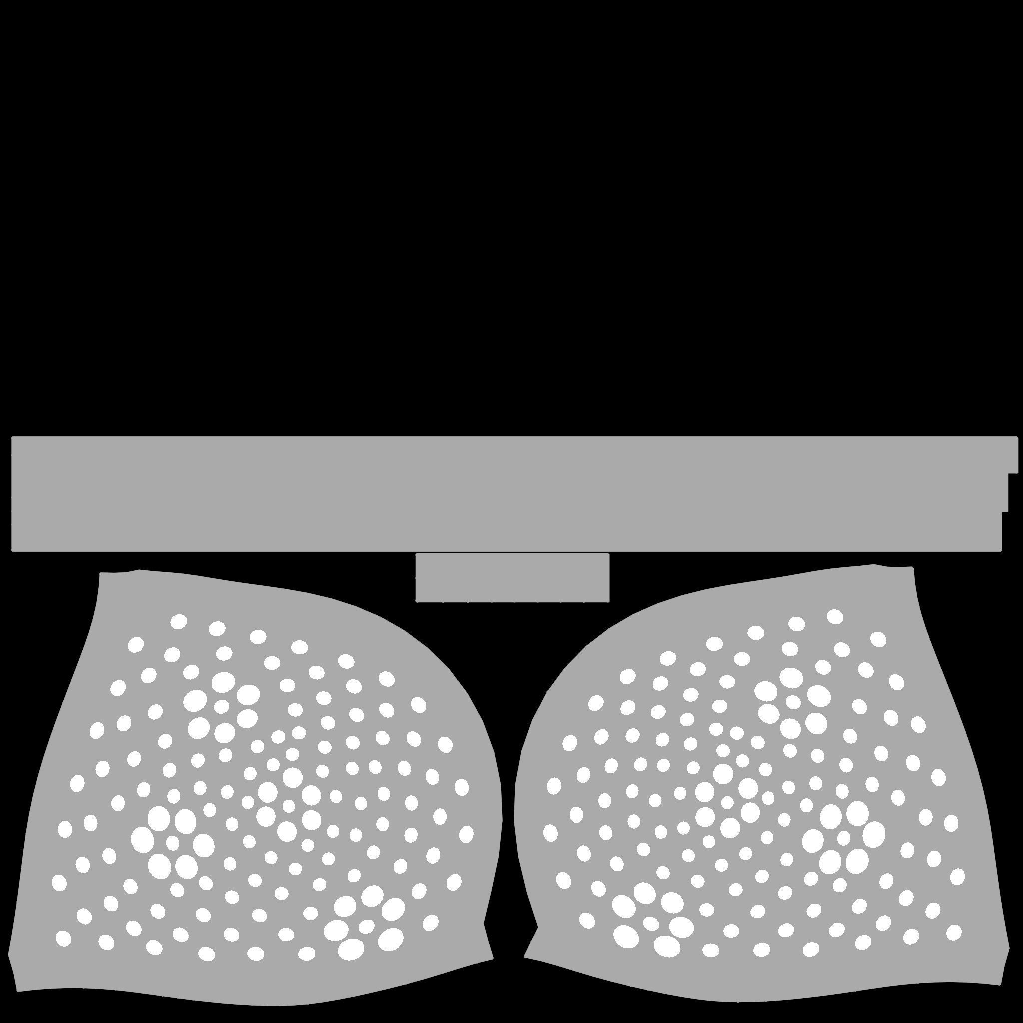 3D model Black Leather Bra With Silver And Gold Dots VR / AR / low-poly ...