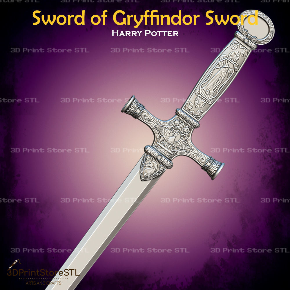 Sword Of Gryffindor Cosplay Harry Potter - STL File 3D model 3D ...