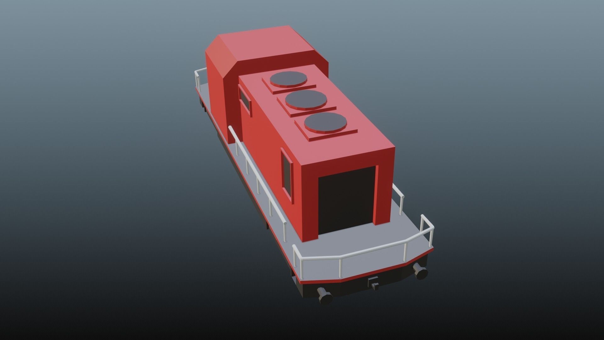 Lowpoly Train car free VR / AR / low-poly 3D model | CGTrader