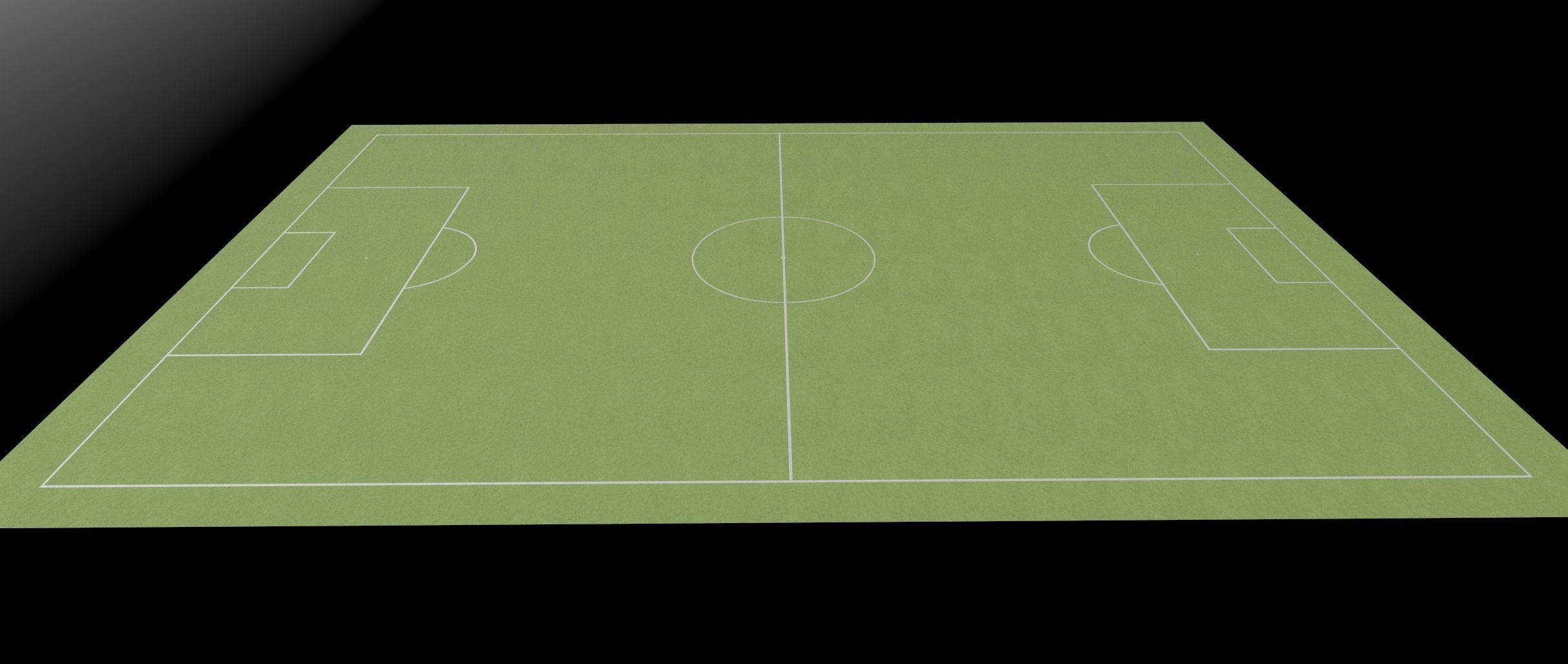 3D model Football Field with different texture options VR / AR / low ...
