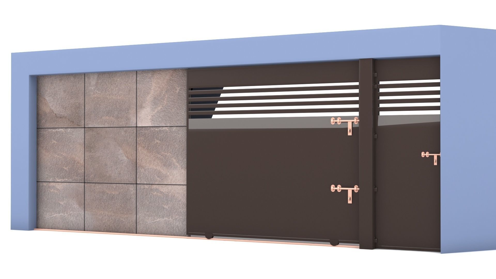 3D model Fence and Gate 07 PBR VR / AR / low-poly | CGTrader