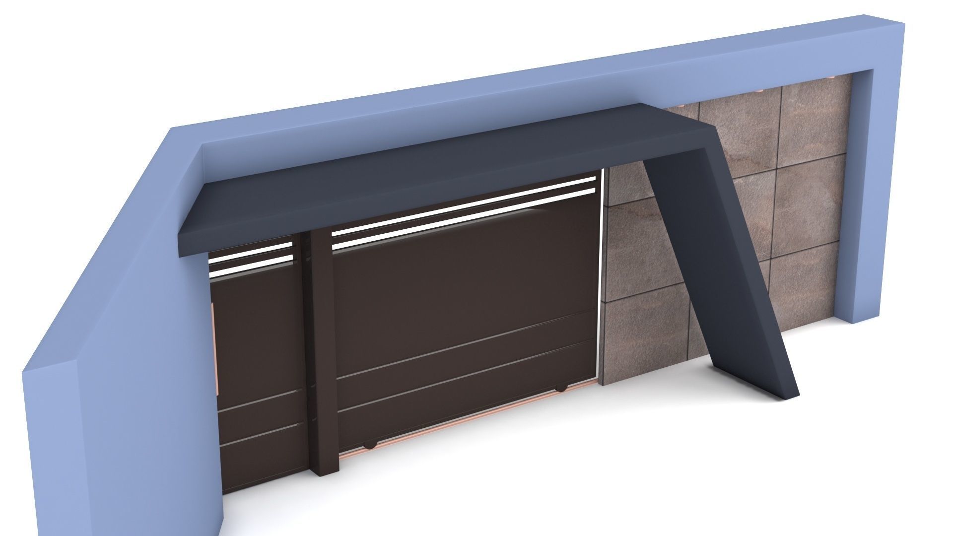 3D model Fence and Gate 07 PBR VR / AR / low-poly | CGTrader