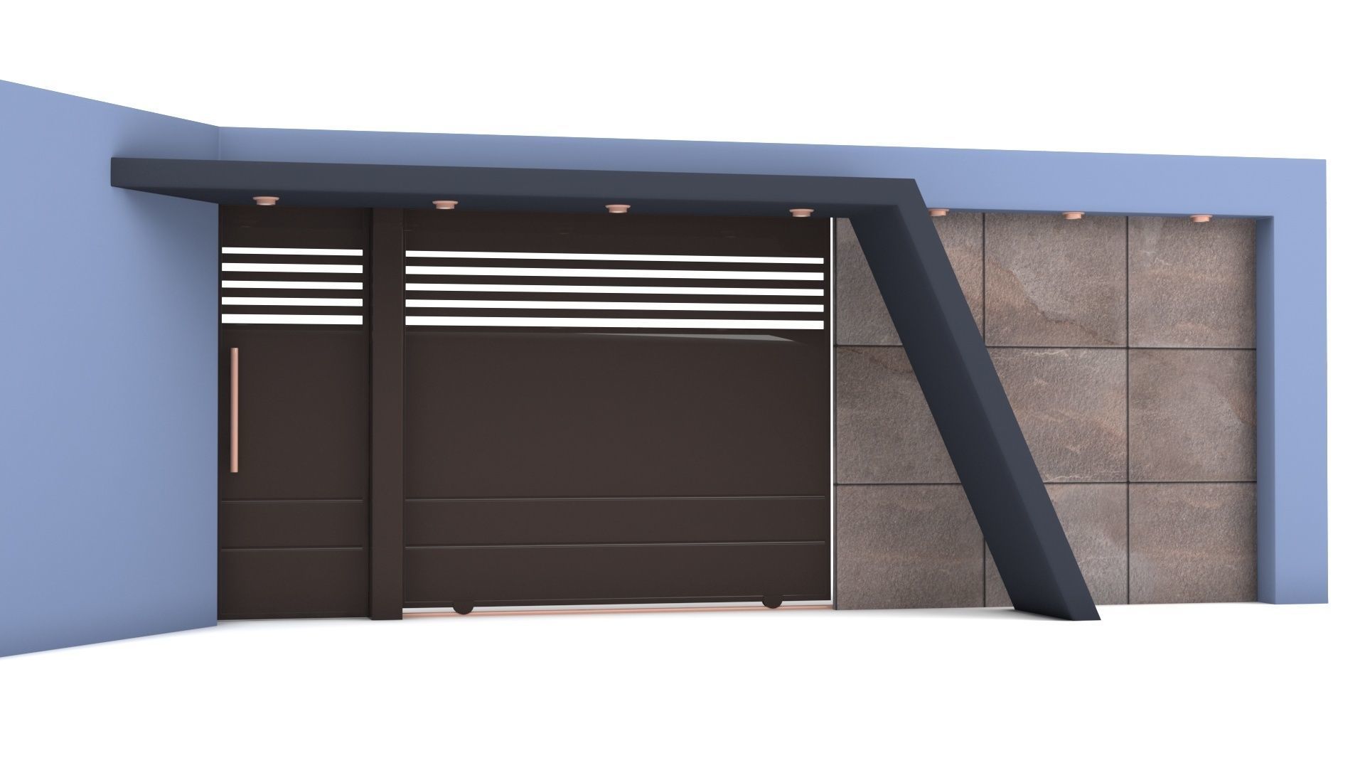 3D model Fence and Gate 07 PBR VR / AR / low-poly | CGTrader